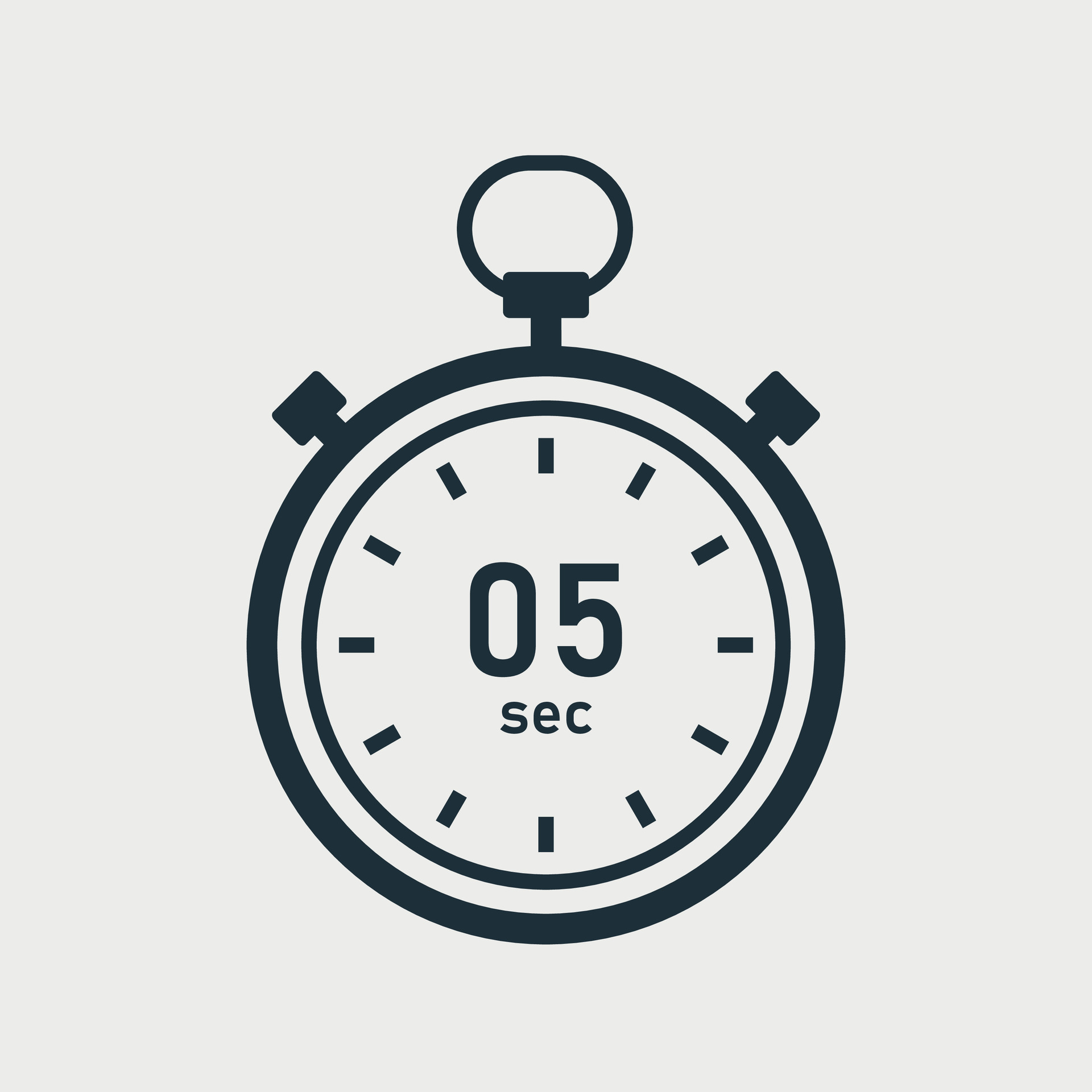 Five second stopwatch icon. Timer 5 sec. Vector 35665644 Vector Art at ... Five second stopwatch icon. Timer 5 sec. Vector 35665644 Vector Art at ...