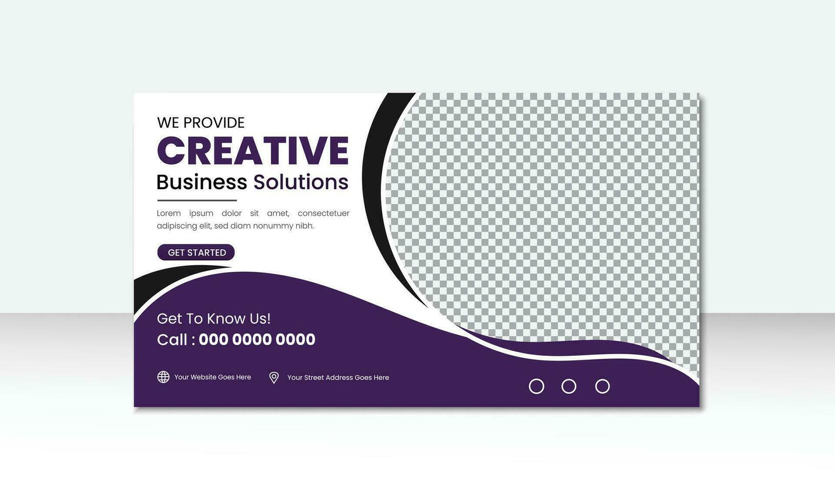 Digital marketing agency and corporate web banner template, Colorful ... Digital marketing agency and corporate web banner template, Colorful ...
