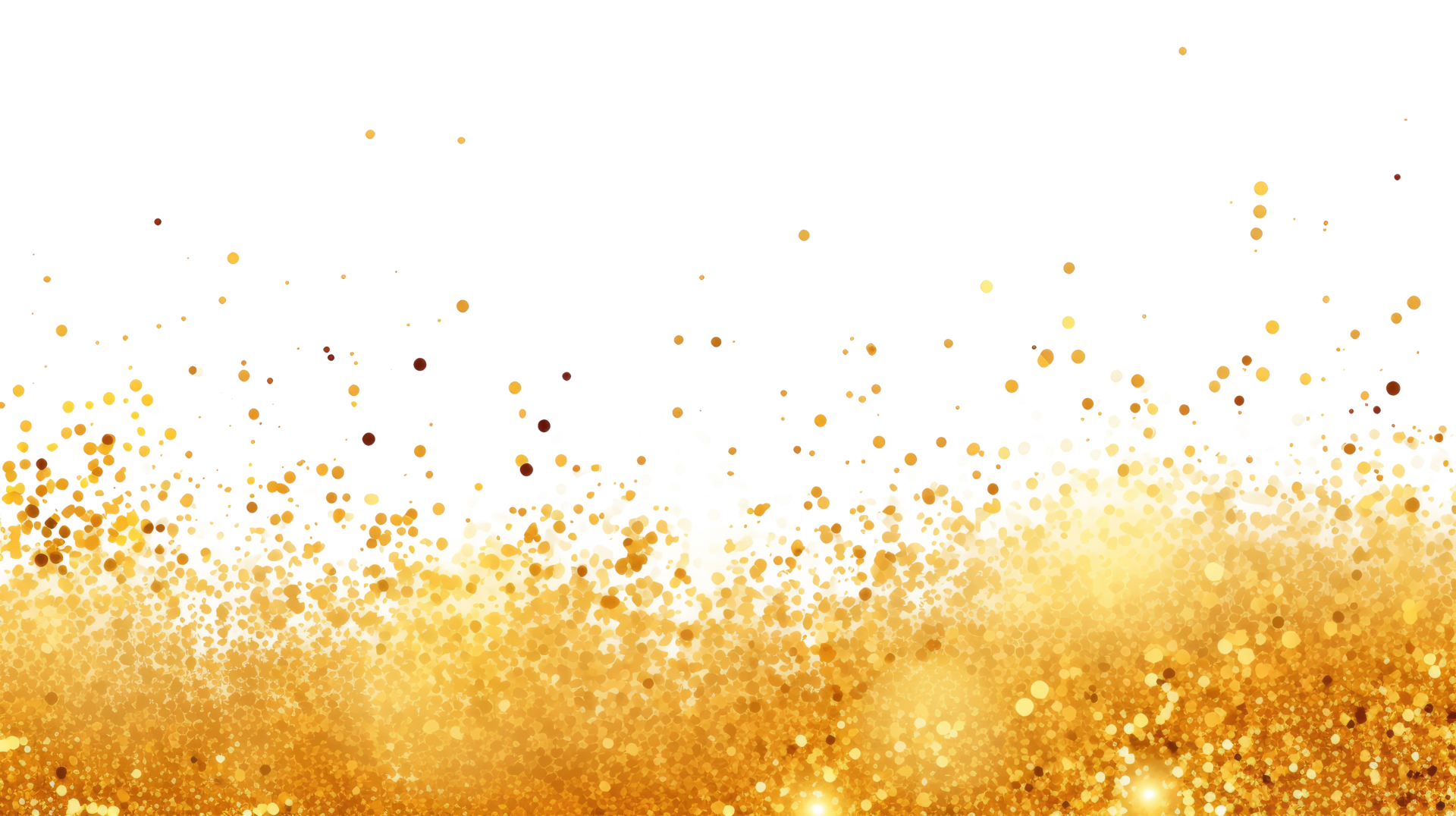 AI generated Gold Sparkle And Glitter Dust Effect isolated on transparent background. 35671959 PNG