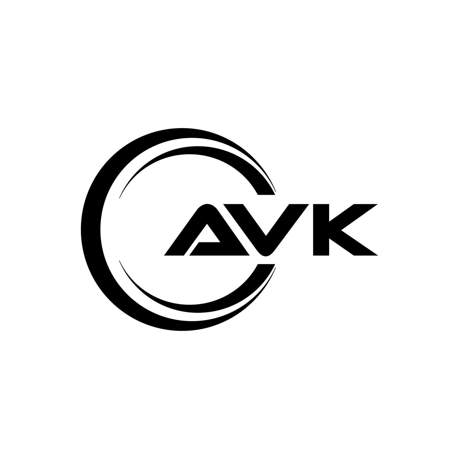 AVK Letter Logo Design, Inspiration for a Unique Identity. Modern Elegance and Creative Design ...