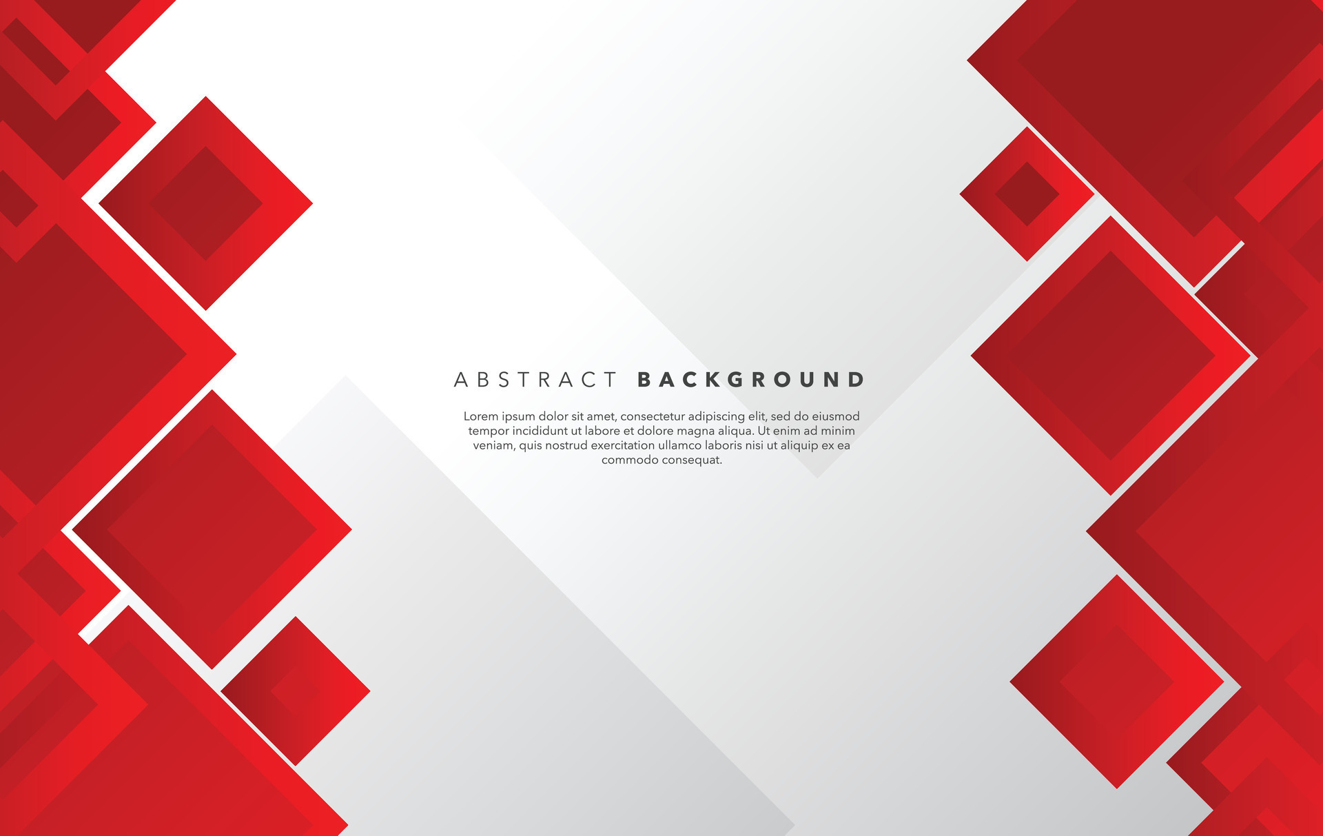 modern abstract red and white background design 35675090 Vector Art at ...