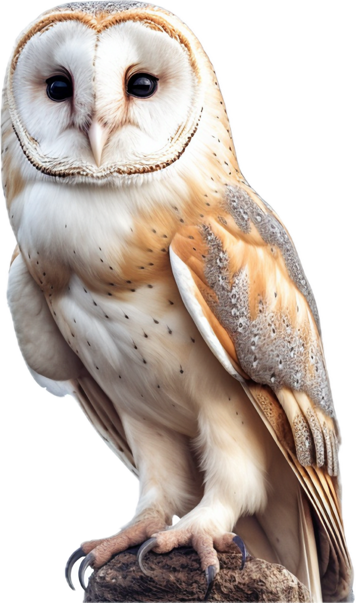 AI generated barn owl png 35676007 PNG