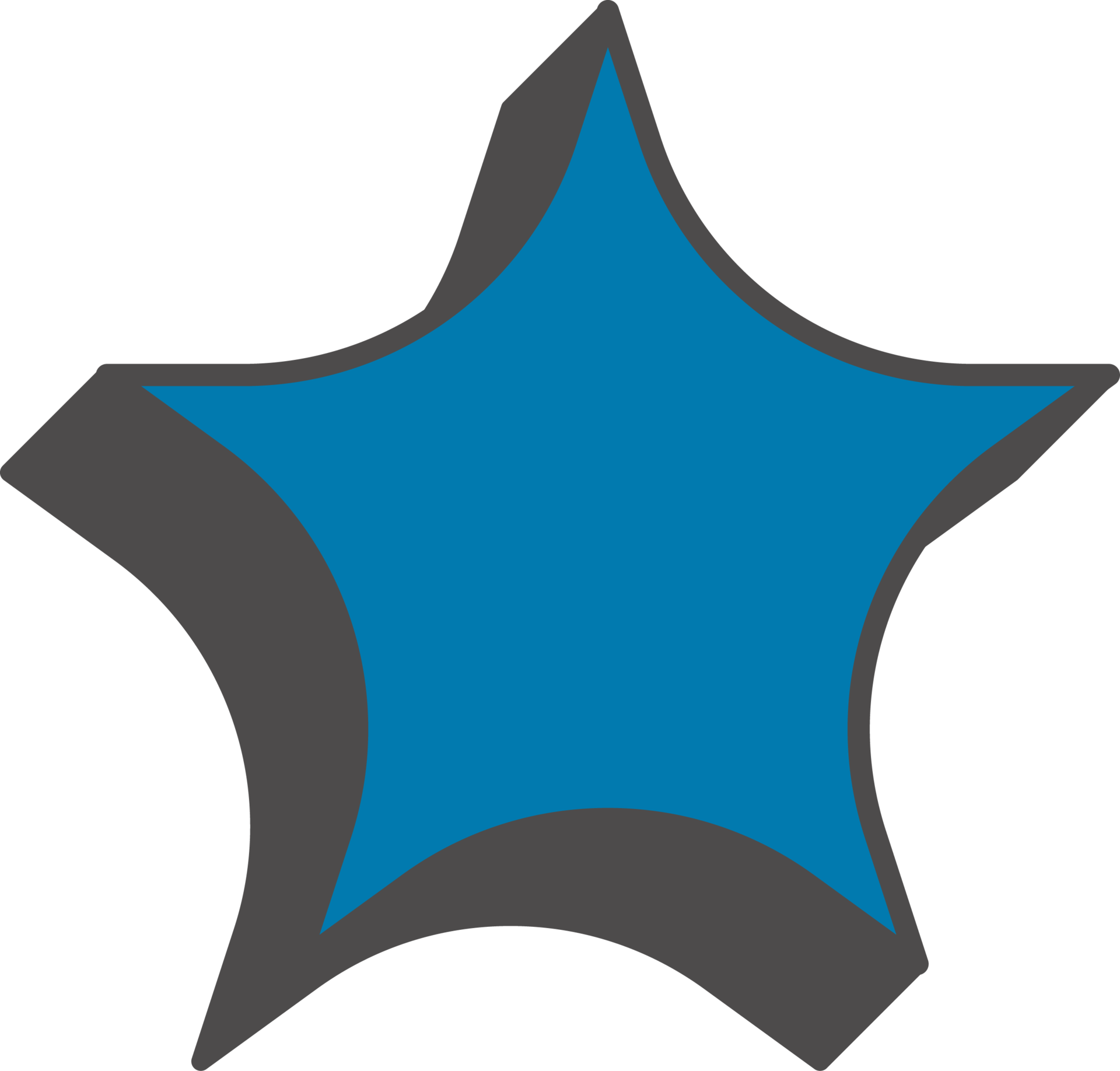 Abstract geometric element. Neobrutalism graphic shape. Minimal groovy ...