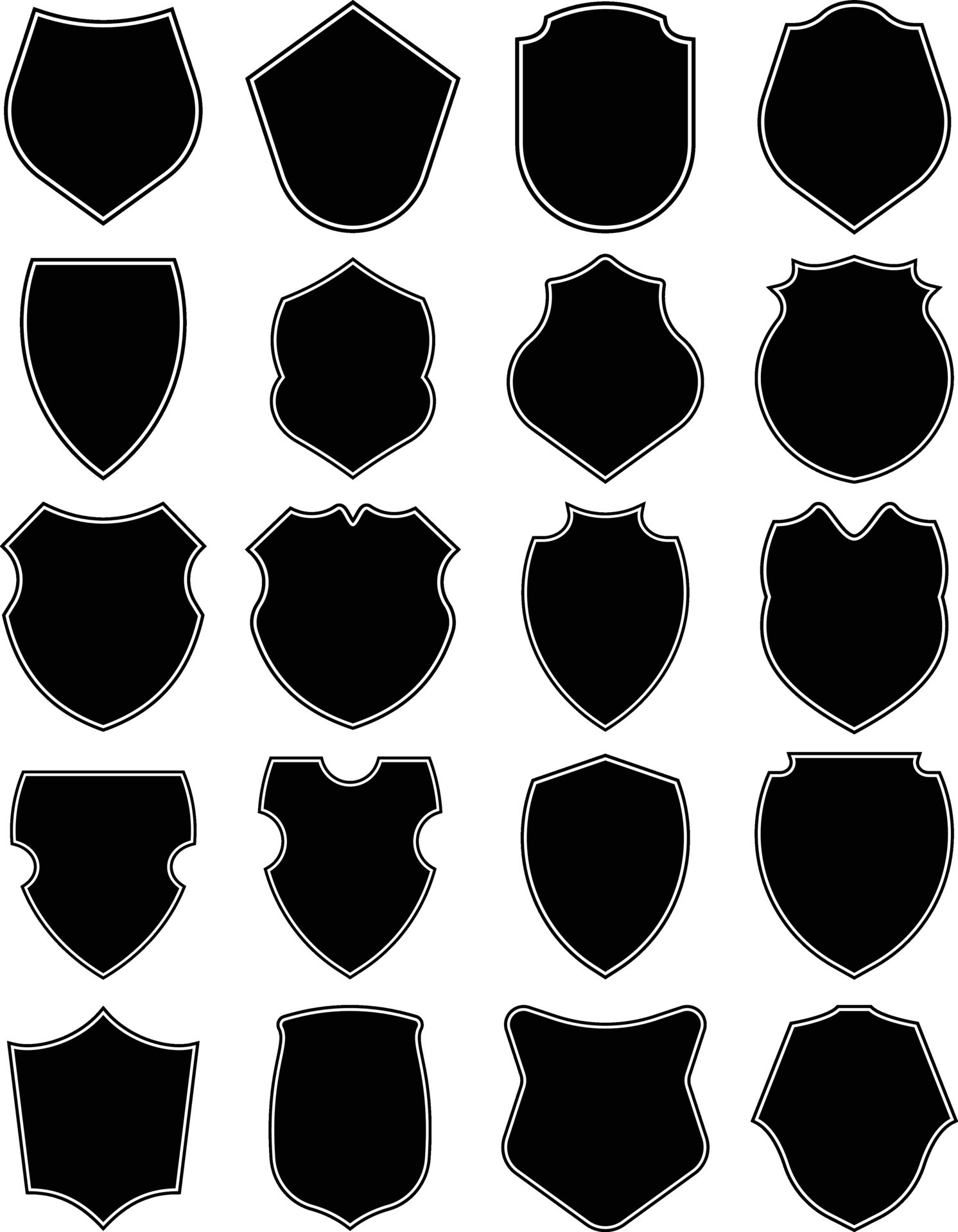 Police Badge Shape 35690257 Vector Art at Vecteezy