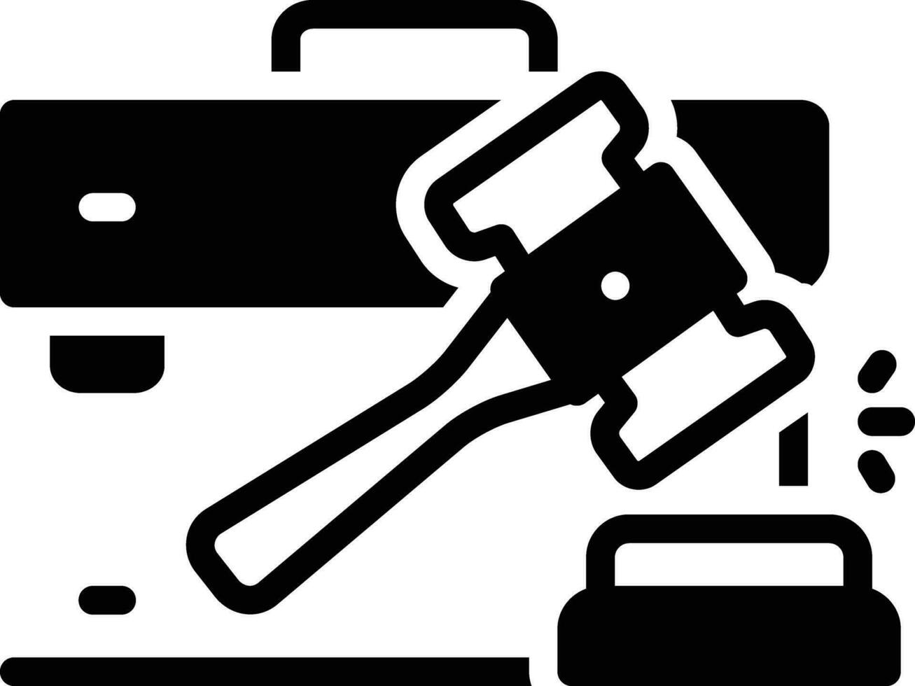 Solid icon for case 35691770 Vector Art at Vecteezy