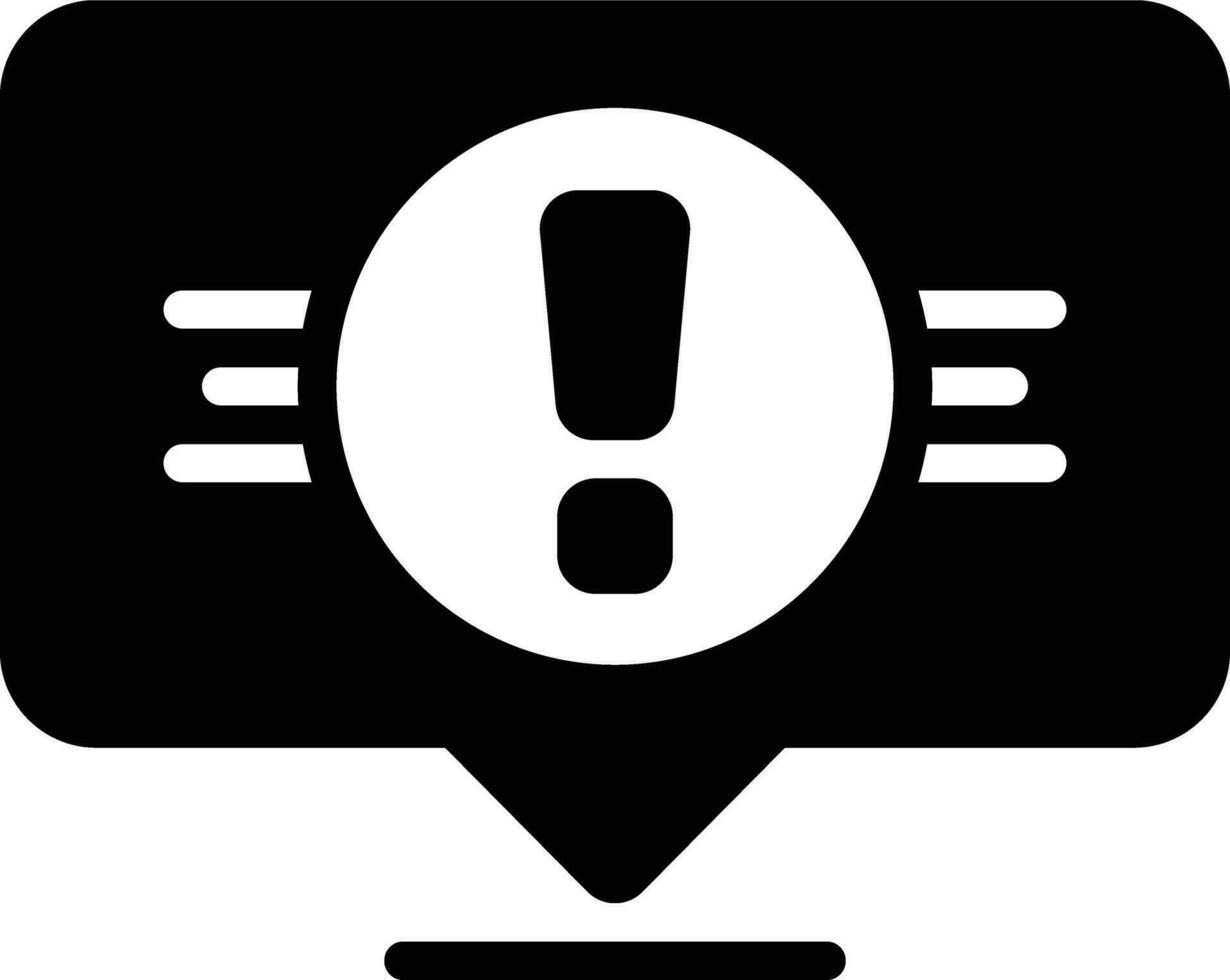 Solid icon for warning 35698492 Vector Art at Vecteezy