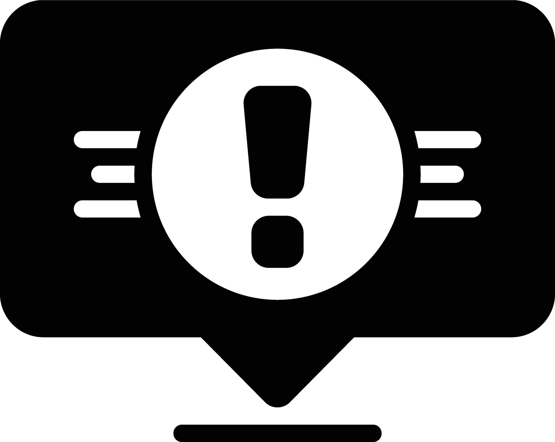 Solid icon for warning 35698492 Vector Art at Vecteezy