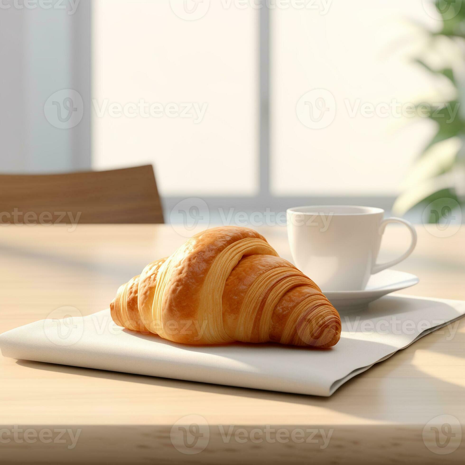 AI generated Variety of Visually Appealing Fresh Baked French Croissants 35698528 Stock Photo at ...