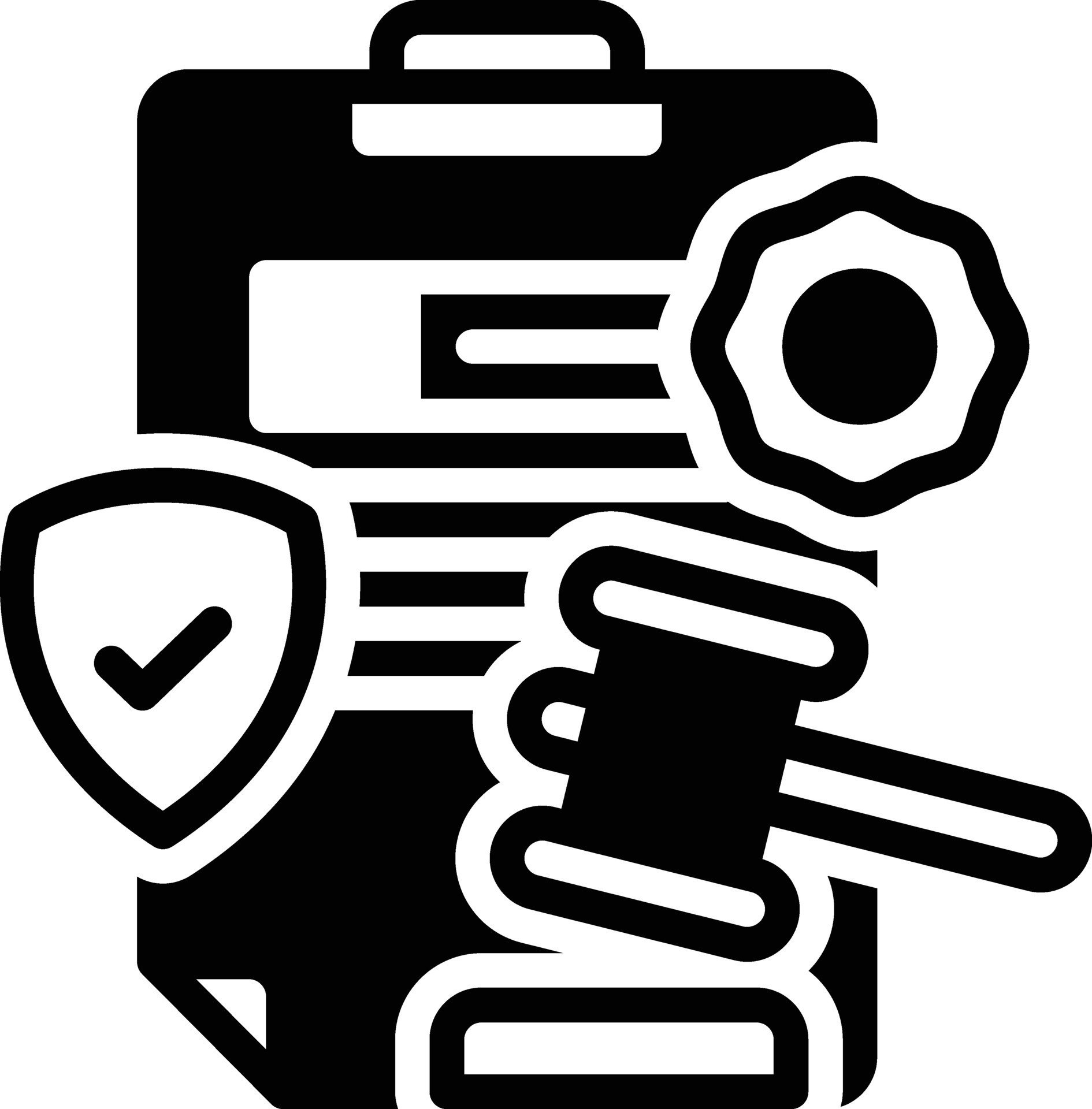 Solid icon for compliant 35699511 Vector Art at Vecteezy
