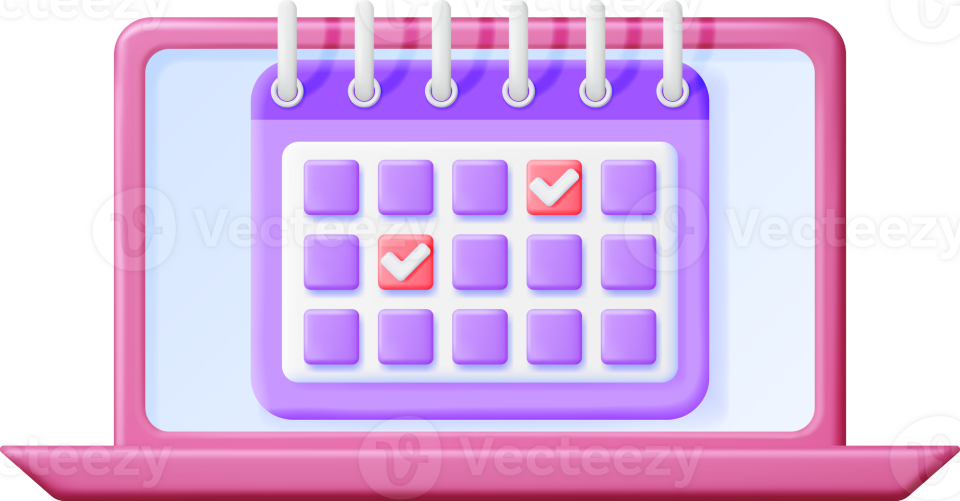 Paper spiral wall calendar in laptop 35700005 PNG Paper spiral wall calendar in laptop 35700005 PNG