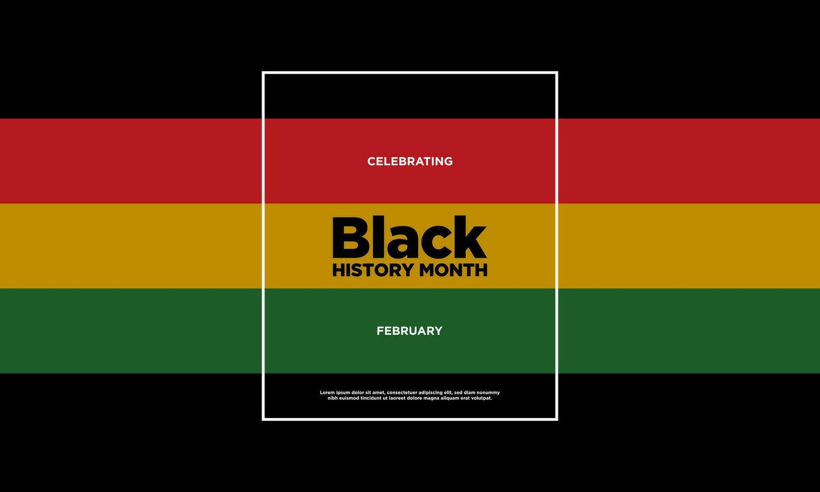 Black History Month Background Design 35704194 Vector Art At Vecteezy