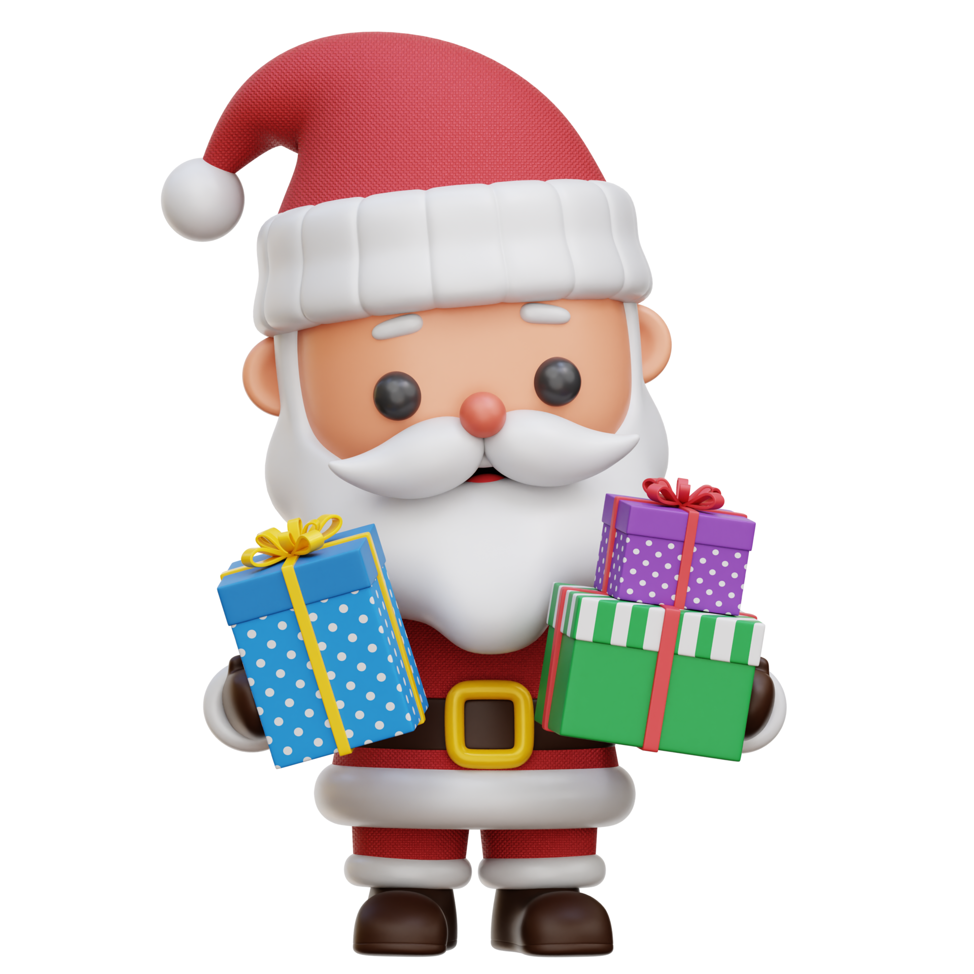 Santa Claus 3D Icon Illustrations 35706337 PNG