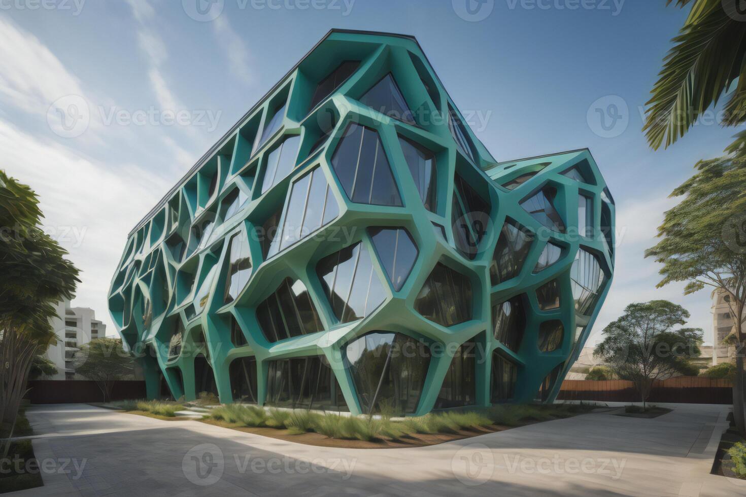 AI generated Modern architecture. generative ai 35706881 Stock Photo at ...