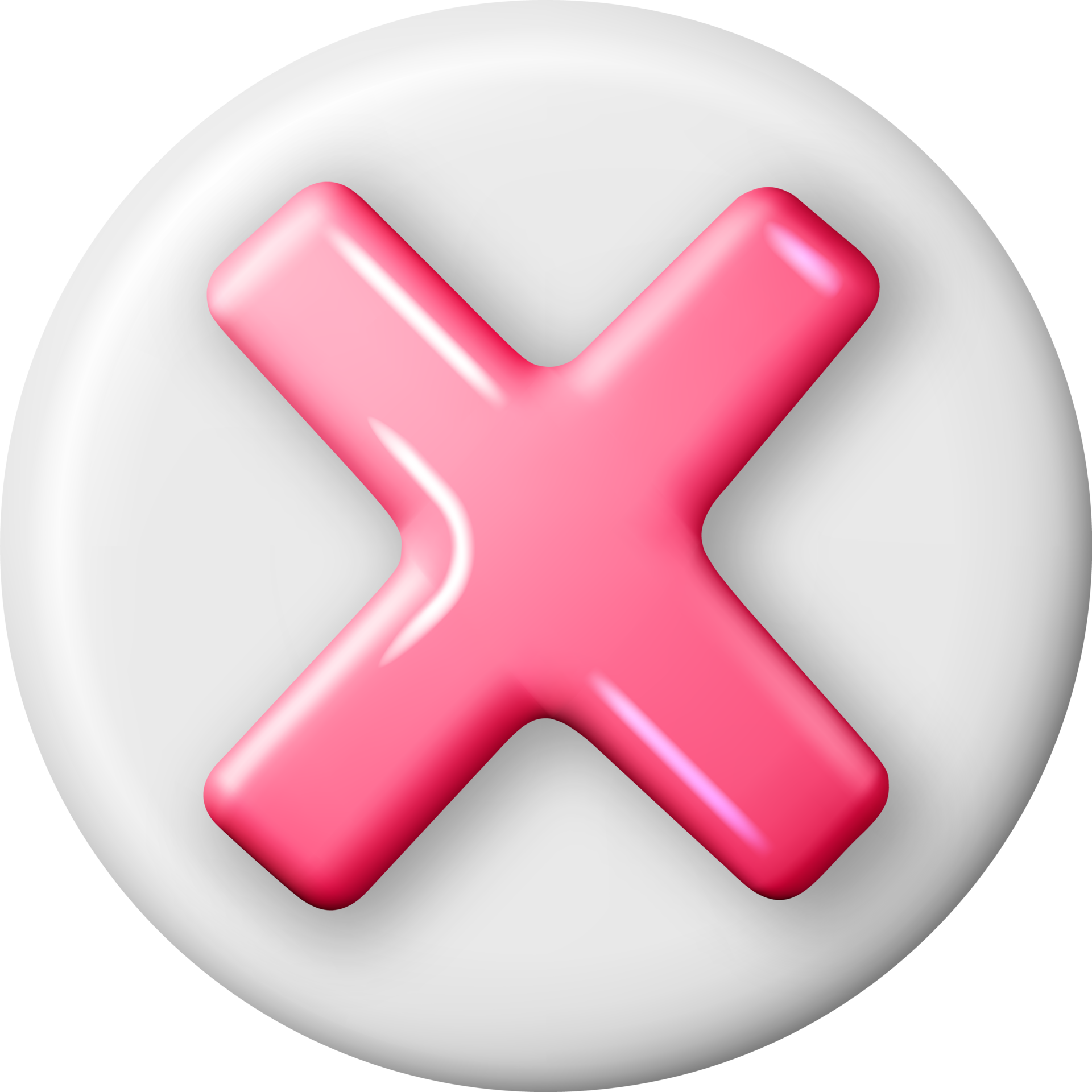 3D Wrong Button Shape. 35710835 PNG