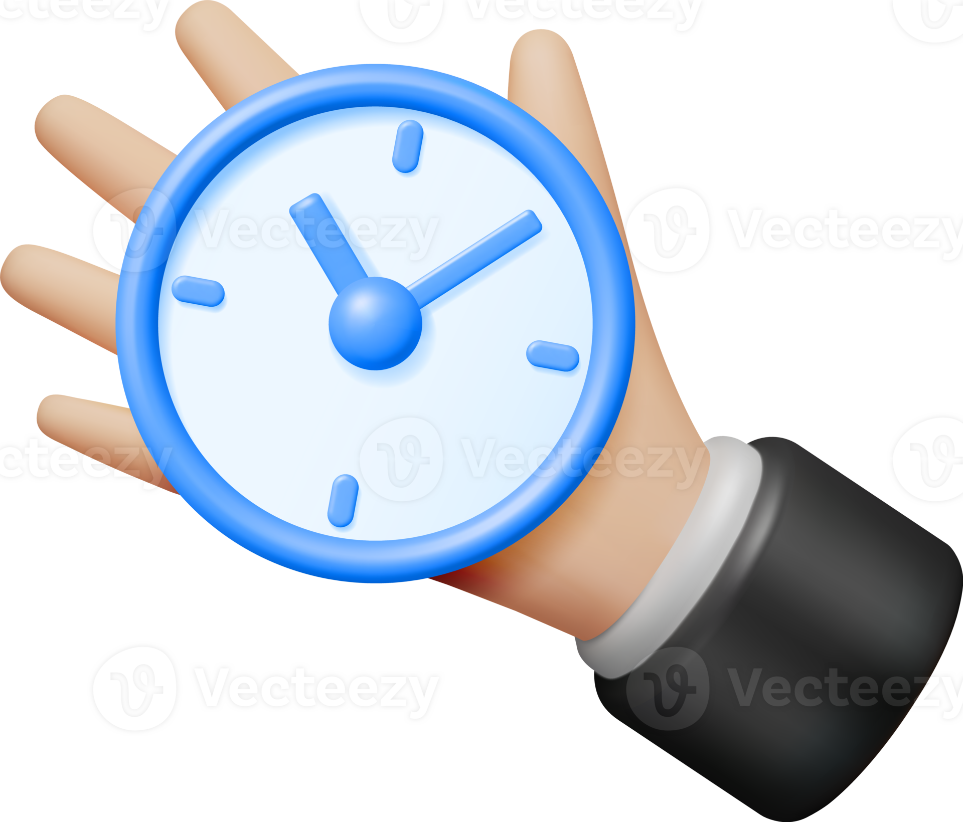 3d Analog Chronometer Timer Counter In Hand 35711360 Png