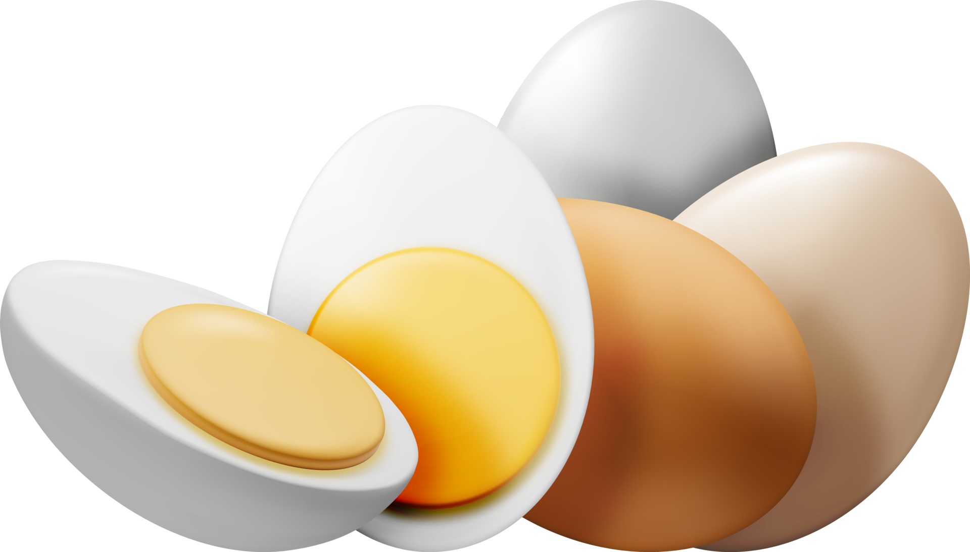 3D Chicken Eggs 35711404 PNG