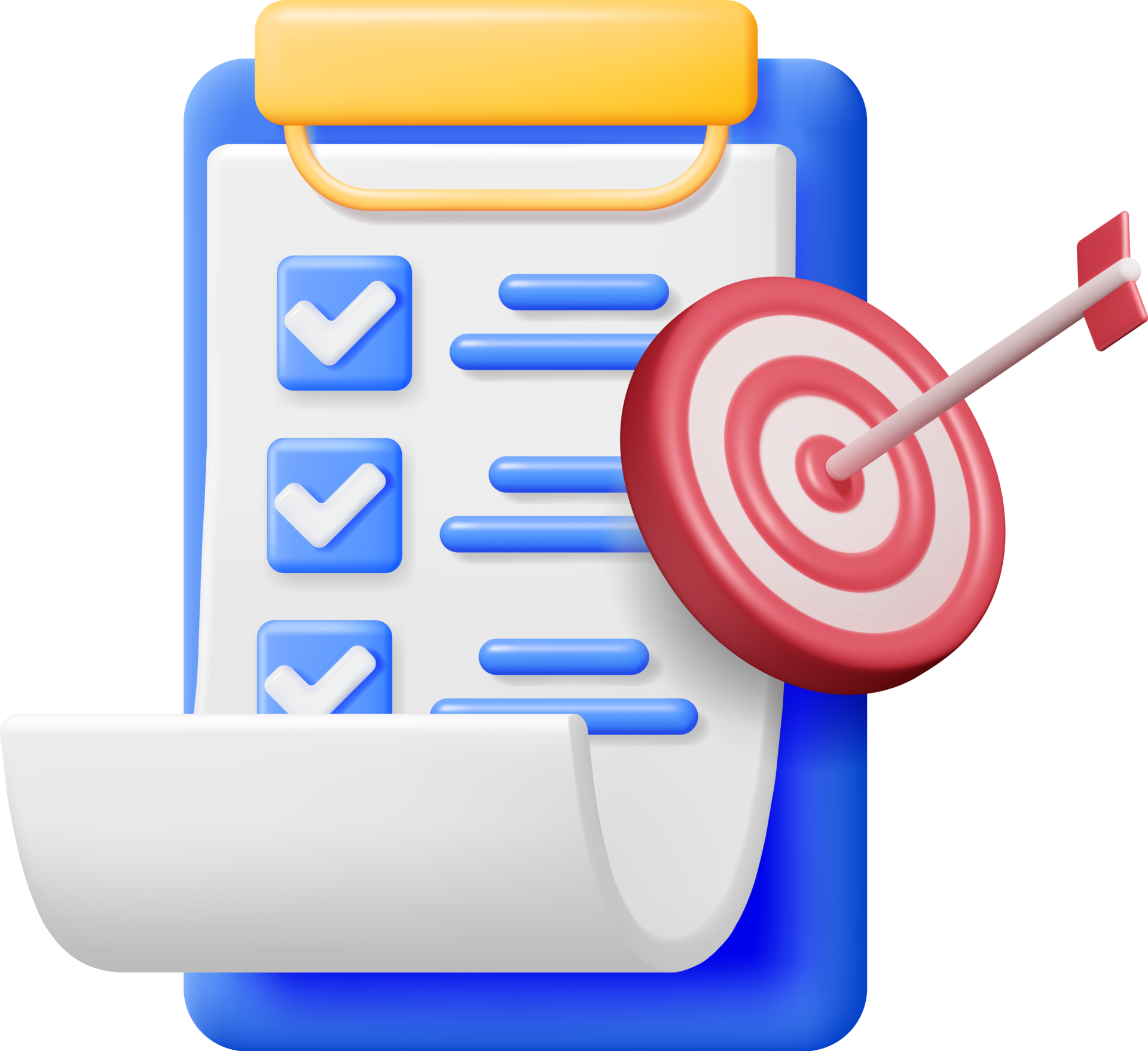 3D Clipboard With Checklist Symbol And Target 35711833 PNG 3D Clipboard With Checklist Symbol And Target 35711833 PNG
