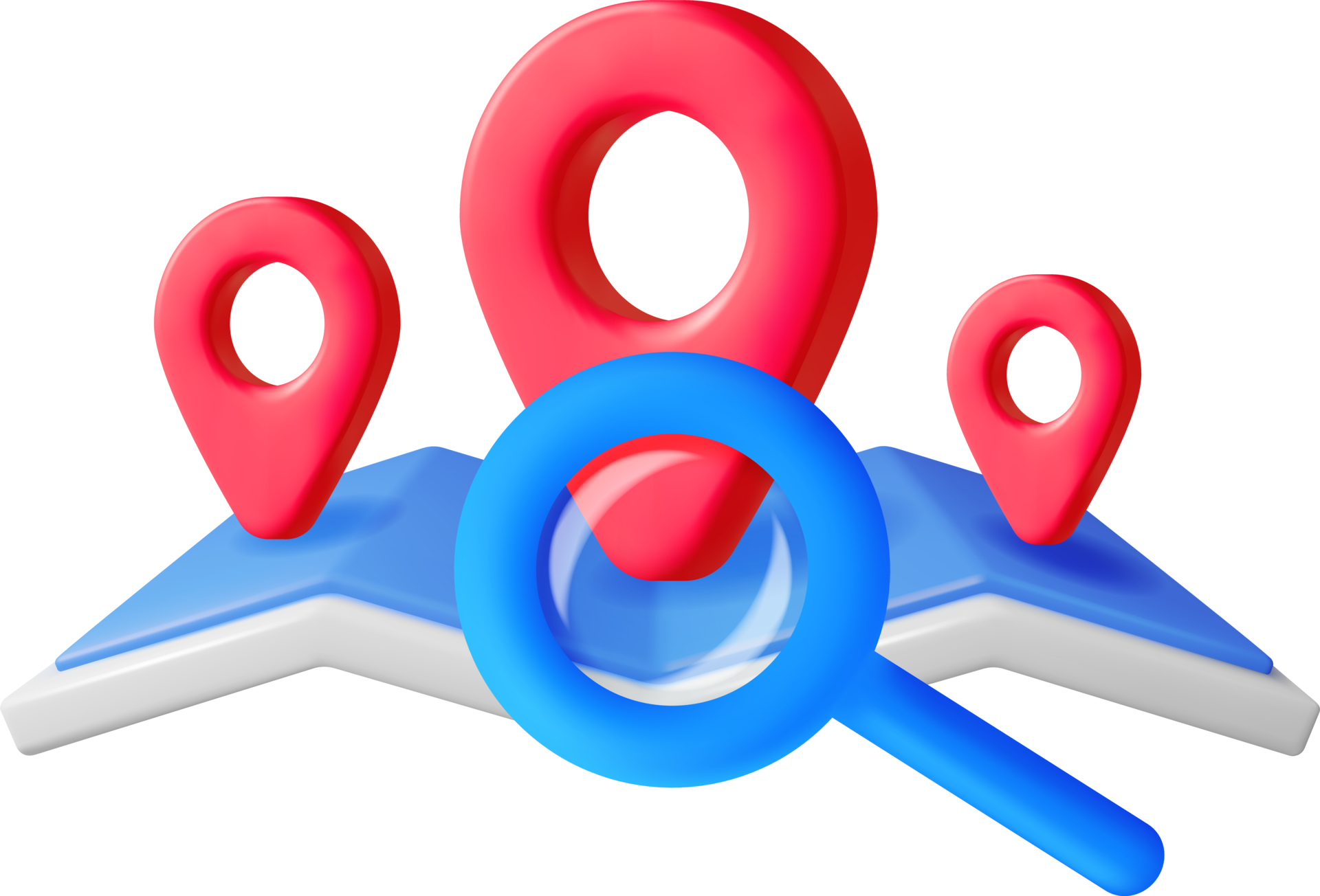 3D Location Folded Paper Map with Magnifying Glass 35711865 PNG 3D Location Folded Paper Map with Magnifying Glass 35711865 PNG