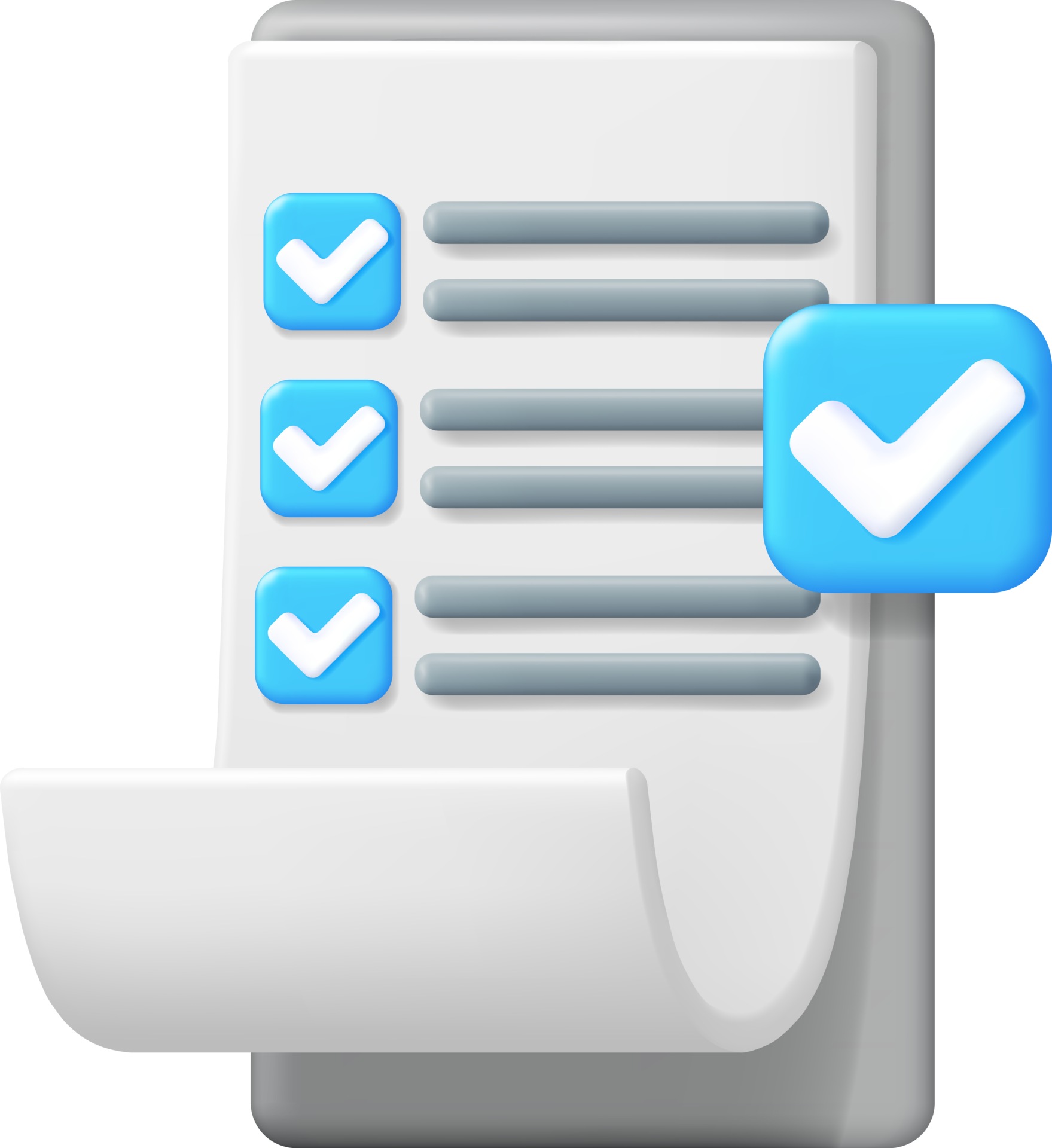3D Paper Clipboard Holder with Checklist Symbol. 35715094 PNG 3D Paper Clipboard Holder with Checklist Symbol. 35715094 PNG
