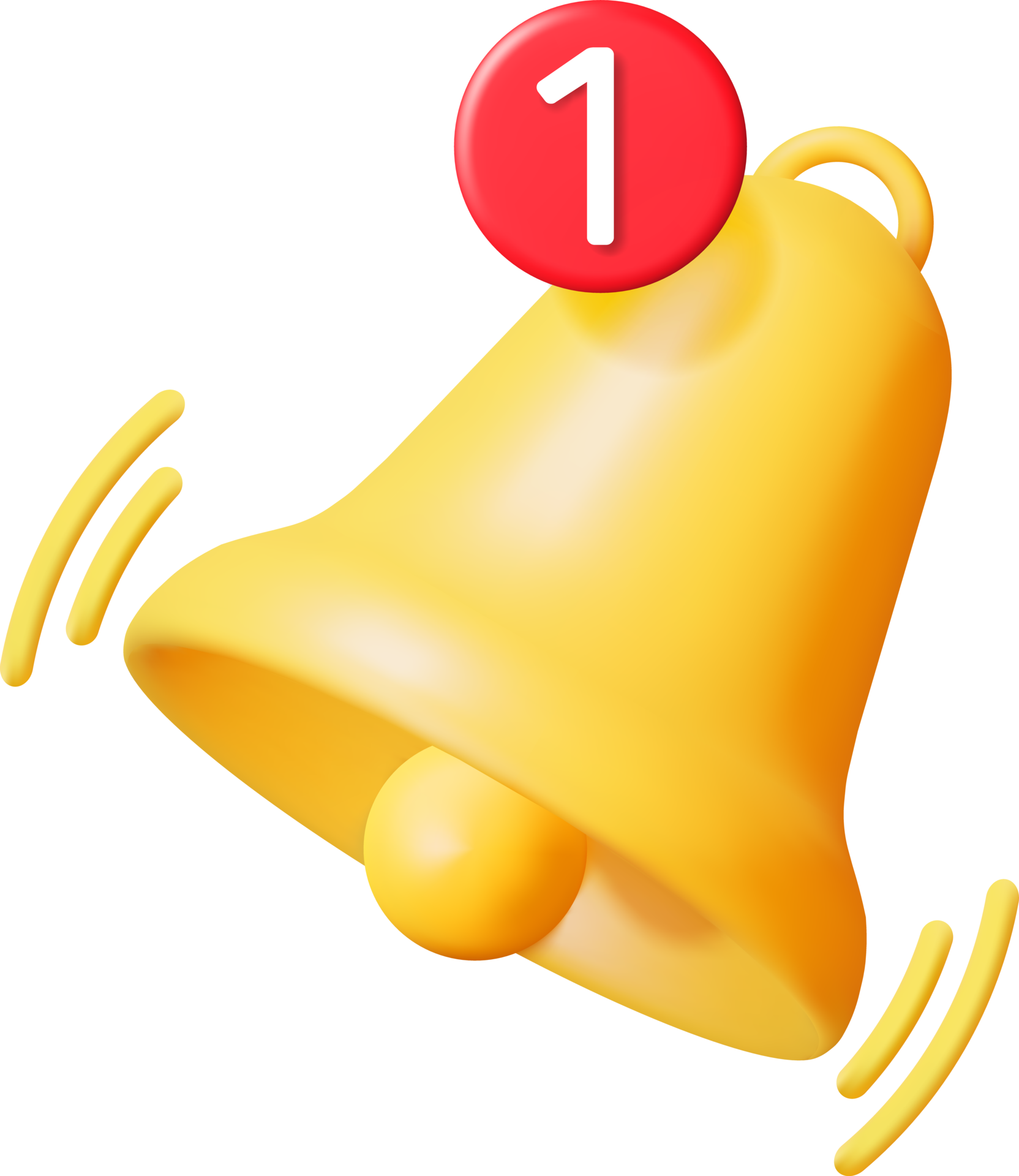 3D Notification Bell Icon 35715440 PNG