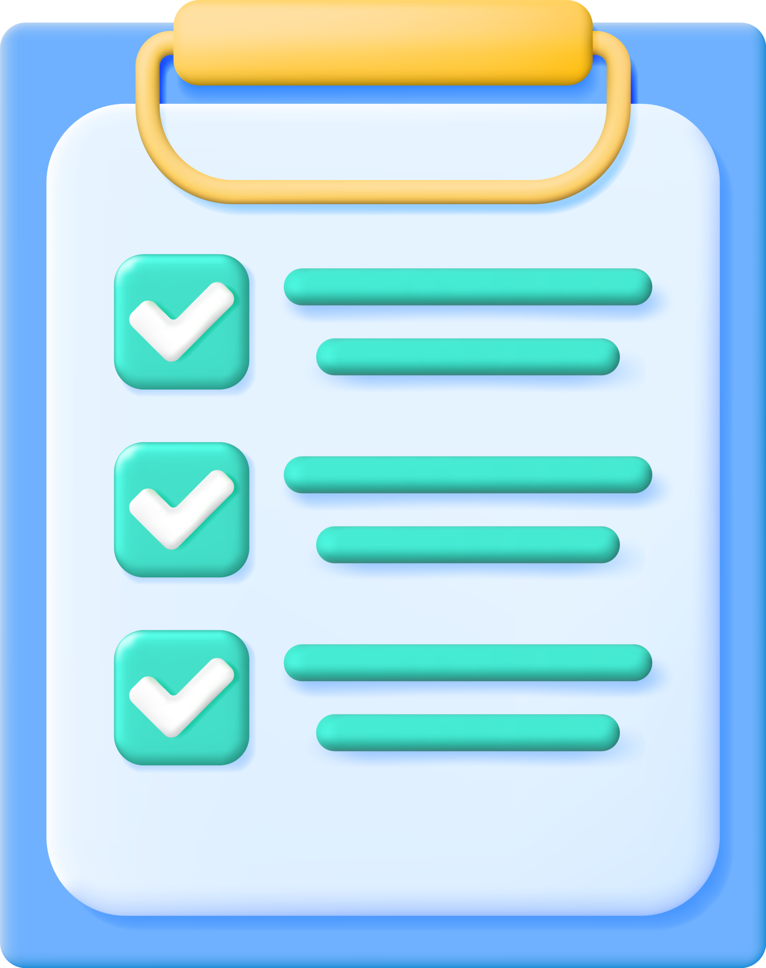 3D Paper Clipboard Holder with Checklist Symbol. 35715451 PNG 3D Paper Clipboard Holder with Checklist Symbol. 35715451 PNG
