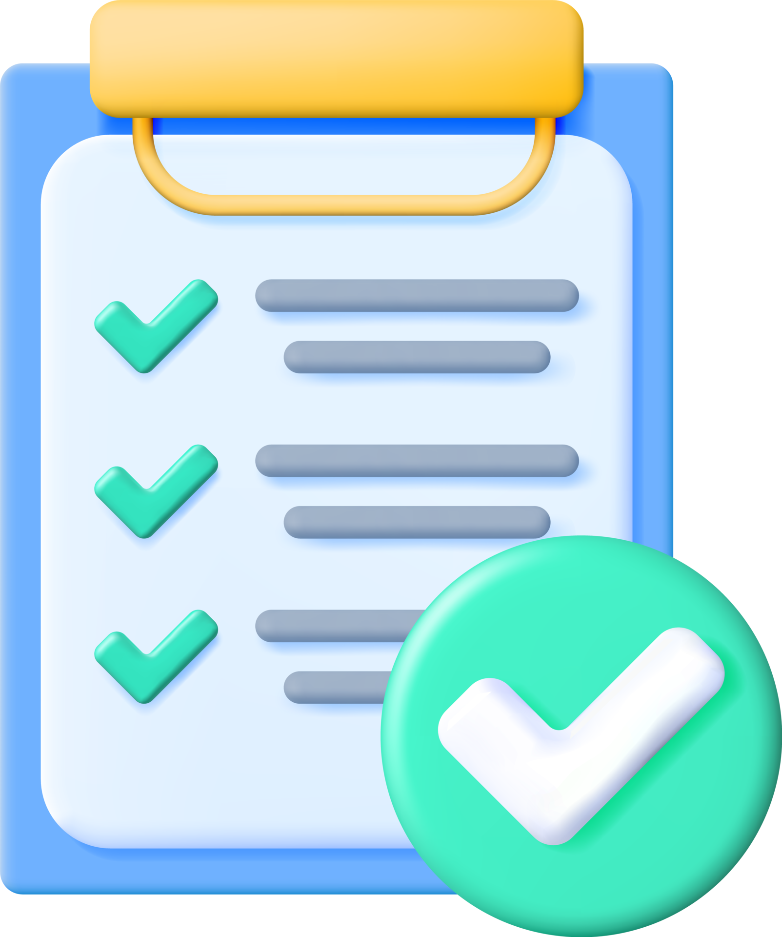 3D Paper Clipboard Holder with Checklist Symbol. 35716970 PNG 3D Paper Clipboard Holder with Checklist Symbol. 35716970 PNG