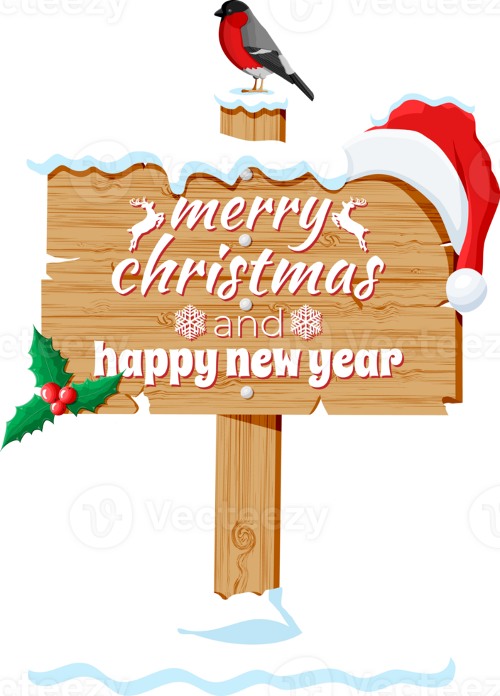 Christmas Wooden Signboard 35718304 Png