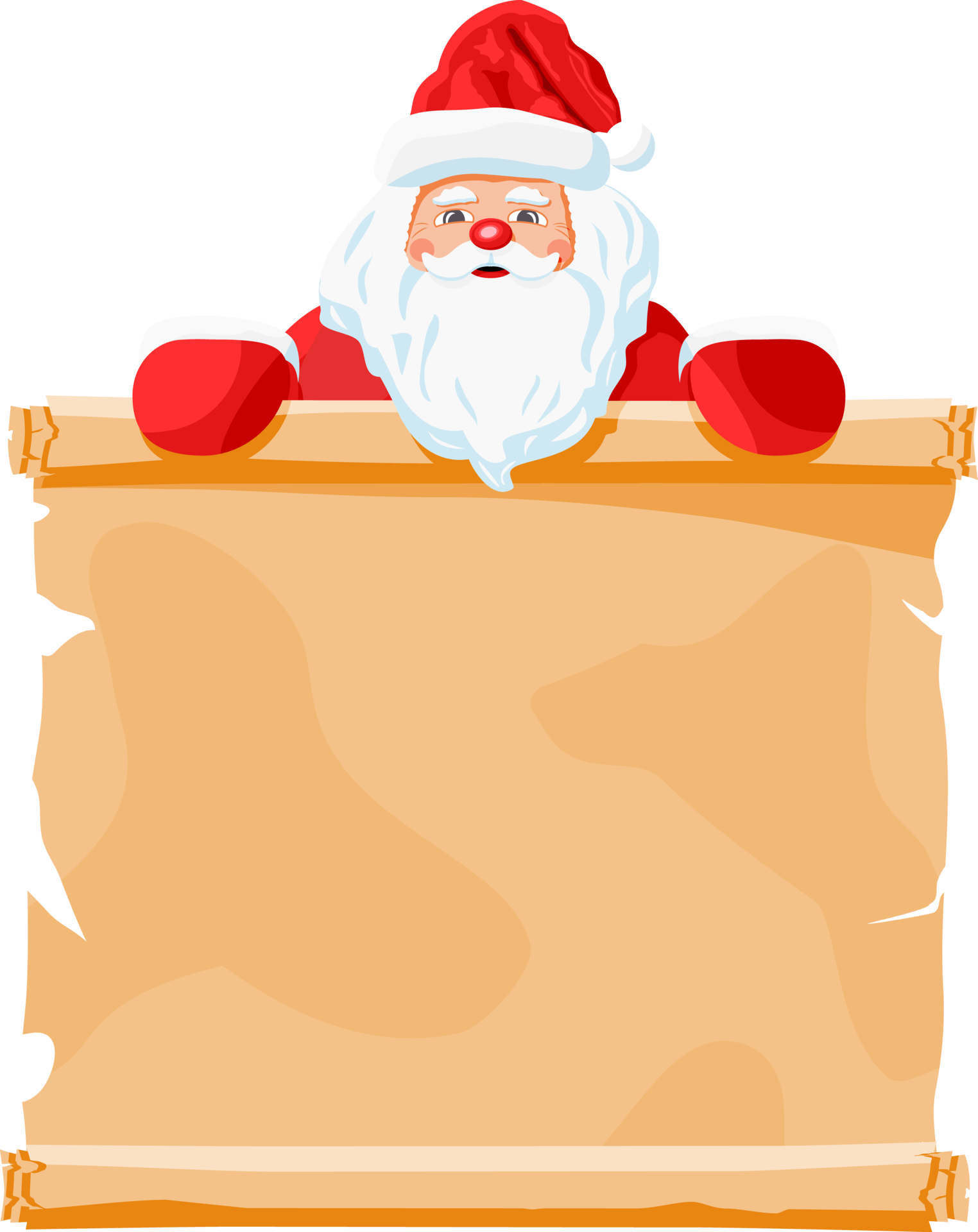 Funny Santa Claus Character Greeting 35718321 Png