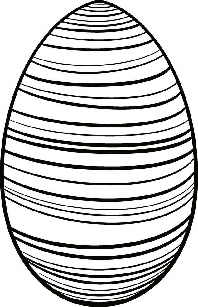 Easter Egg Icon Easter Day Festival Vector Illustration Ai Generated Illustration 35722439