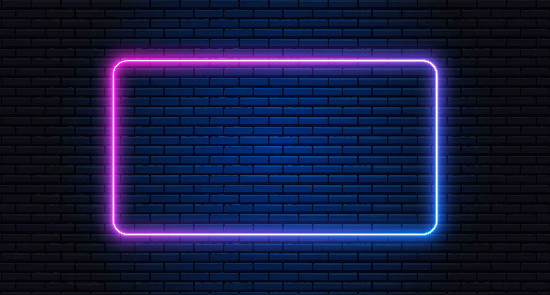 Neon frame for your design. Lights sign. abstract neon background for ...