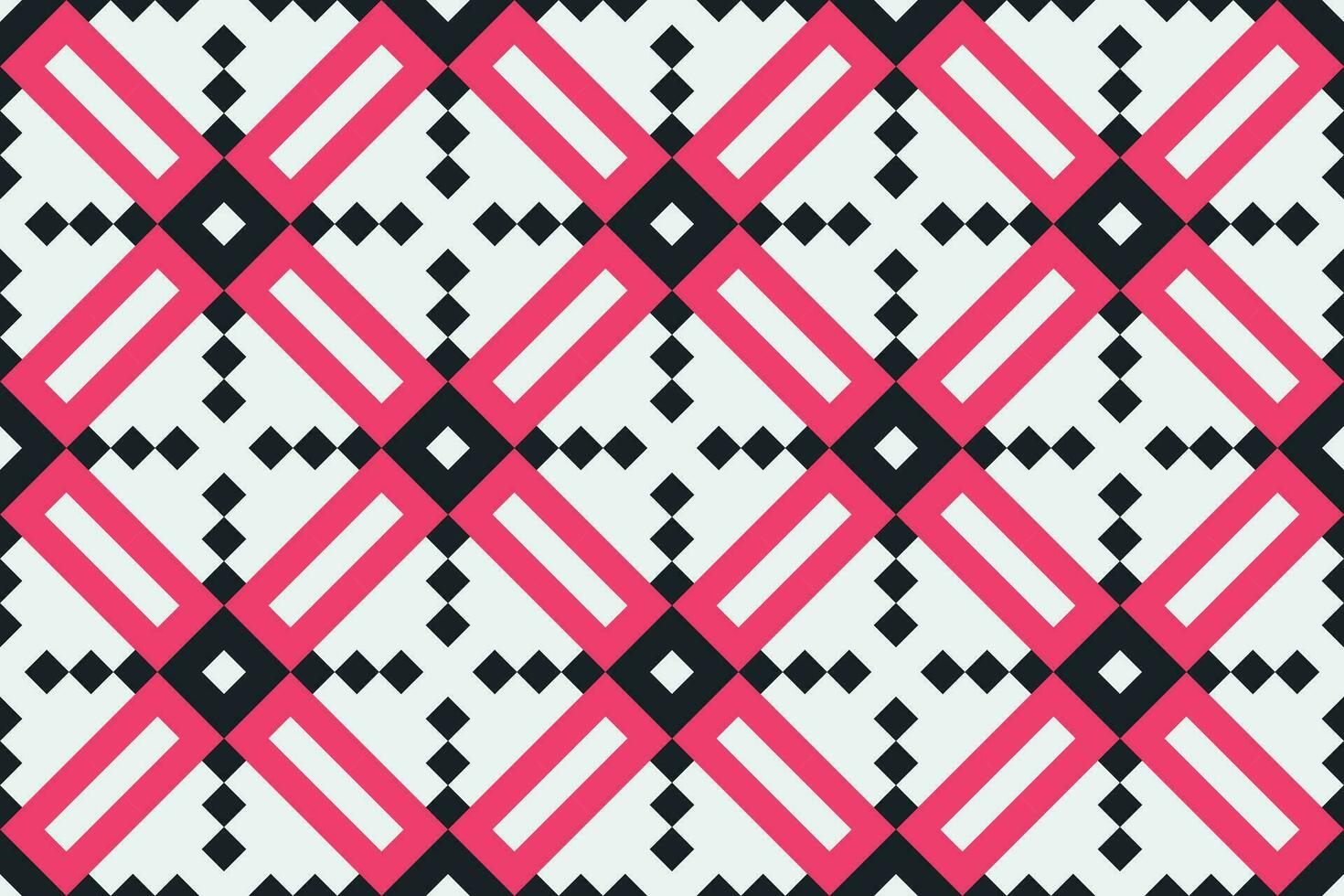 Vector Geometric Seamless Pattern Abstract Graphic Background With Squares Lines Grid Simple