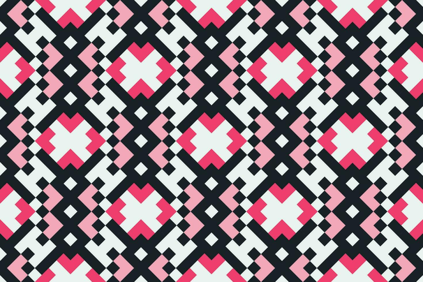 Vector Geometric Seamless Pattern Abstract Graphic Background With