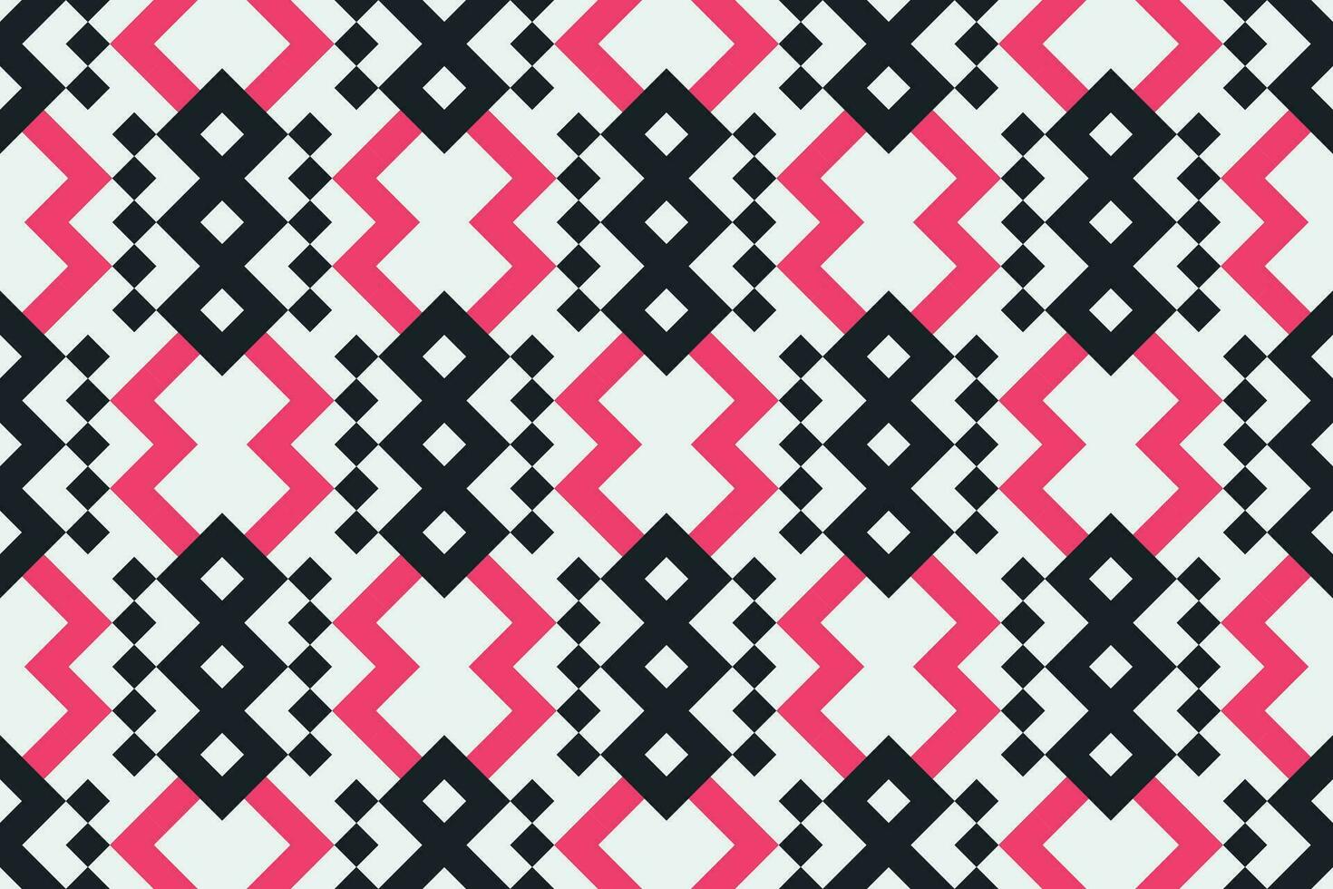 Vector Geometric Seamless Pattern Abstract Graphic Background With Squares Lines Grid Simple