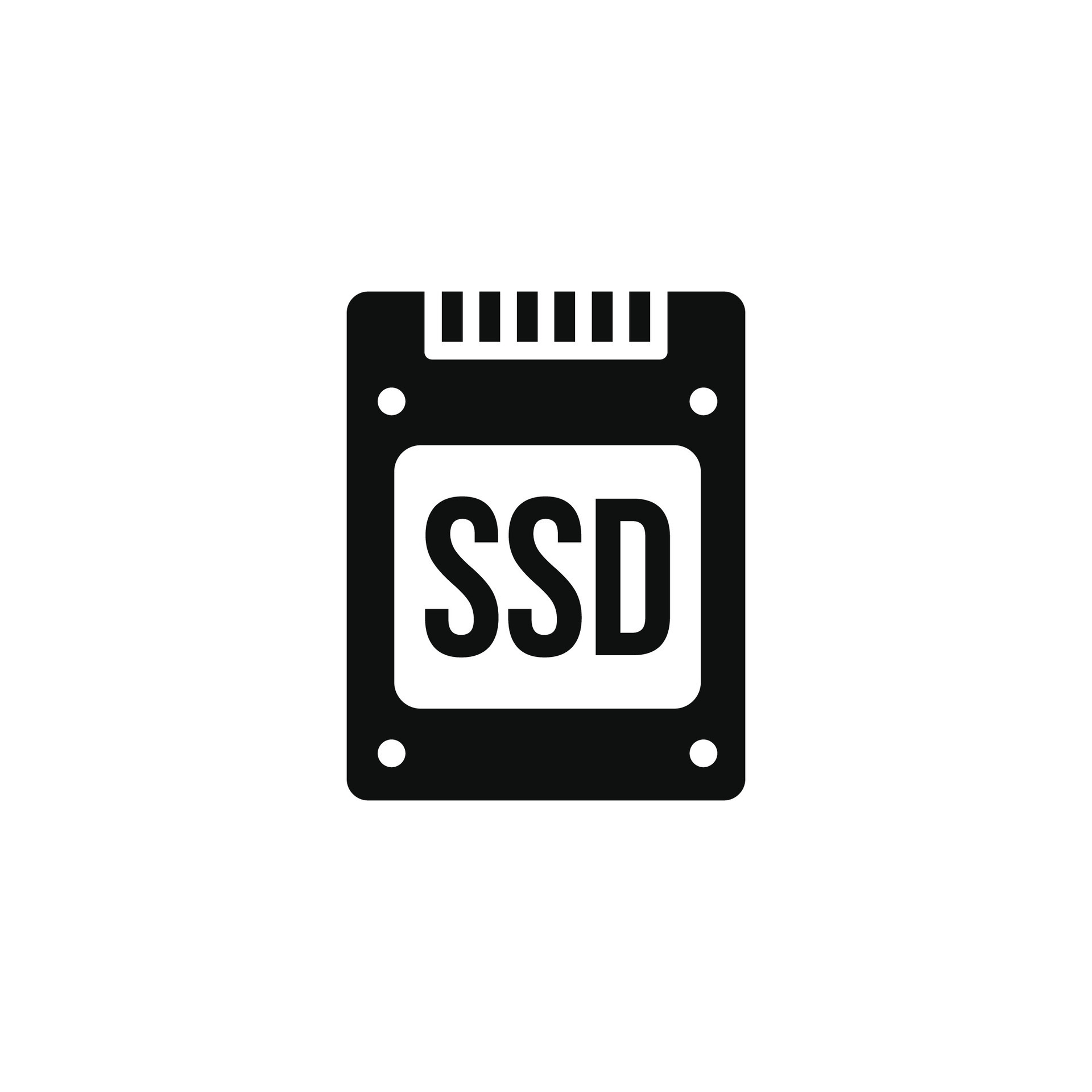 Solid state drive icon isolated on white background. SSD icon 35729848 ...