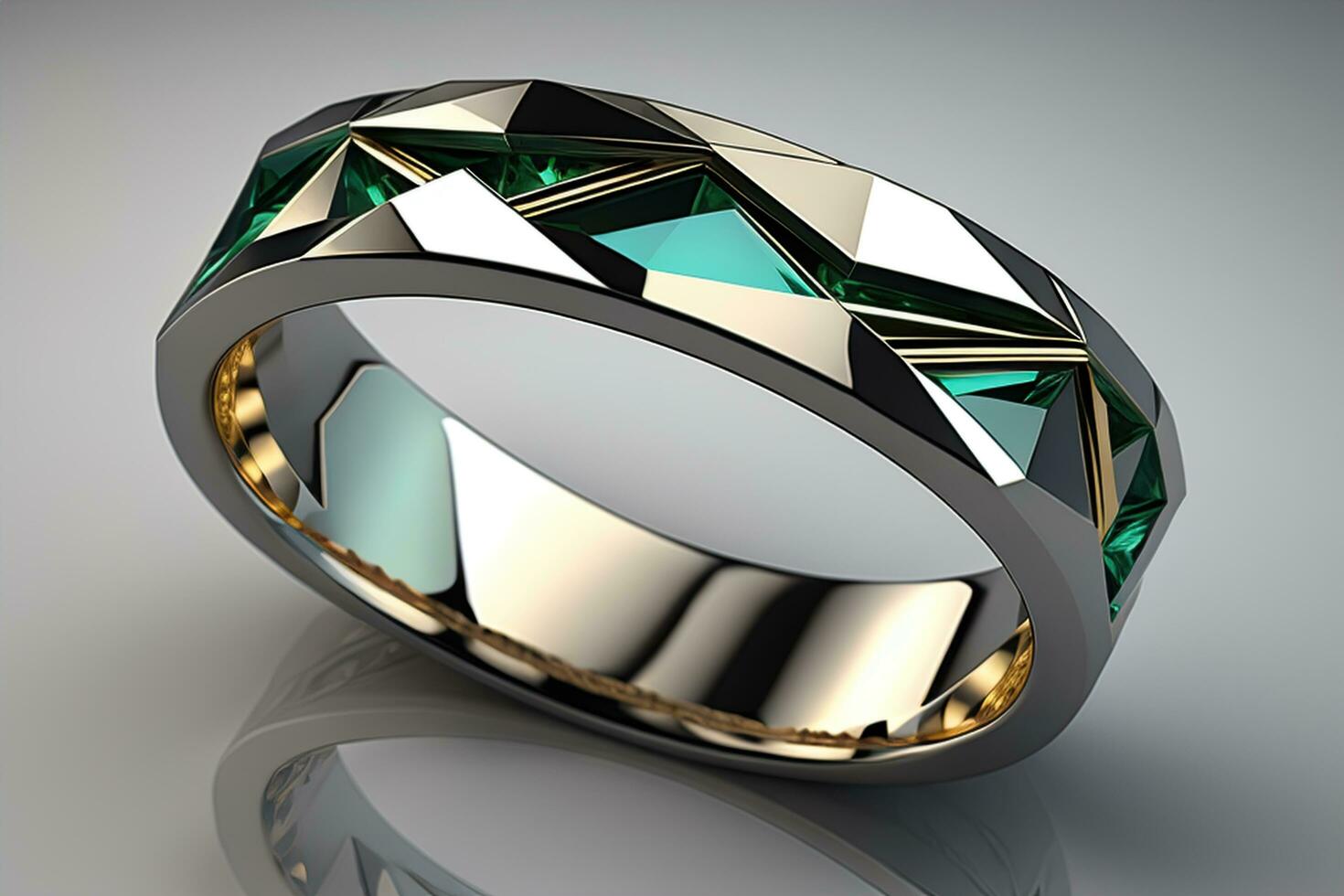 AI generated wedding ring with diamond. generative ai 35732359 Stock Photo at Vecteezy