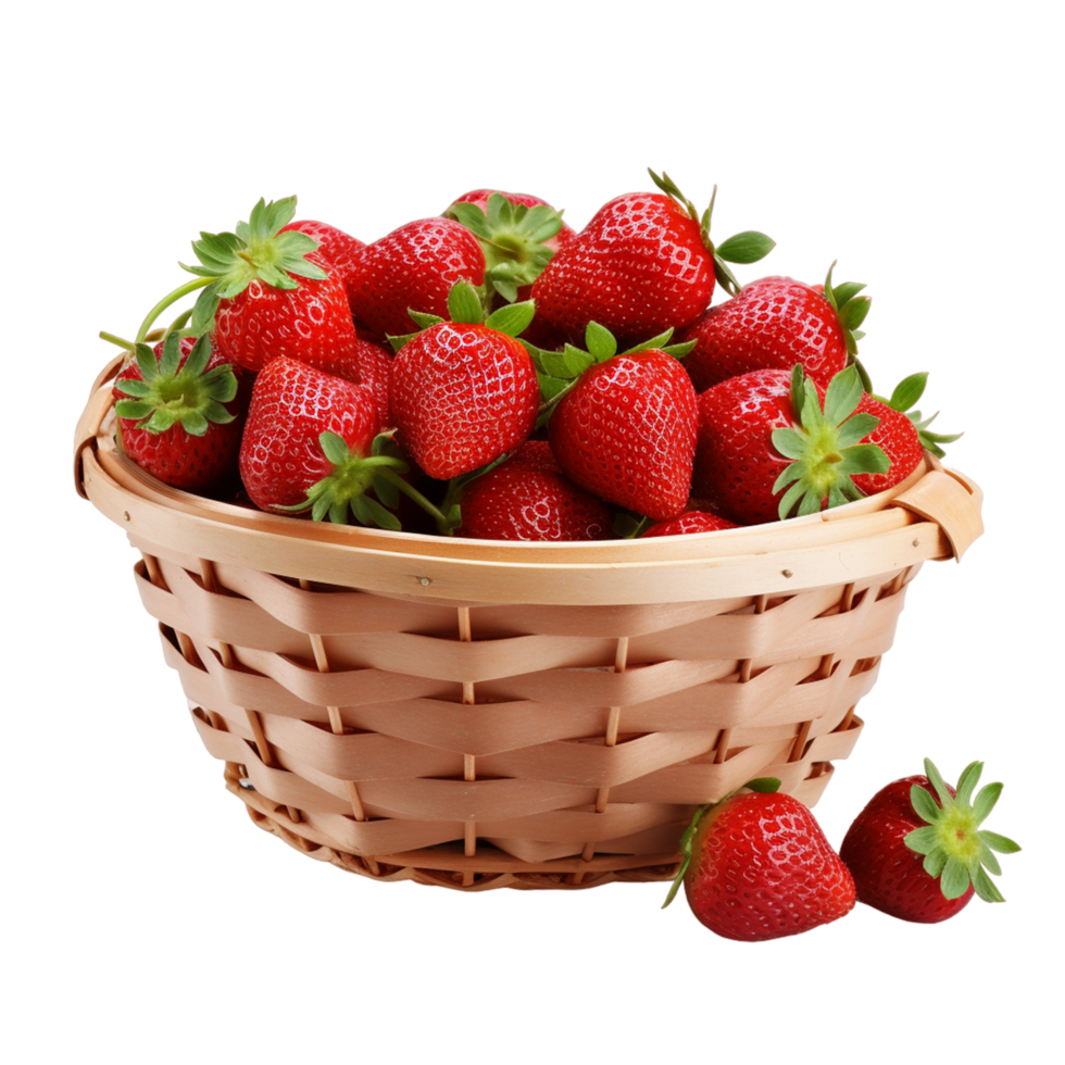 ai généré panier avec Frais des fraises isolé 35733323 PNG ai généré panier avec Frais des fraises isolé 35733323 PNG