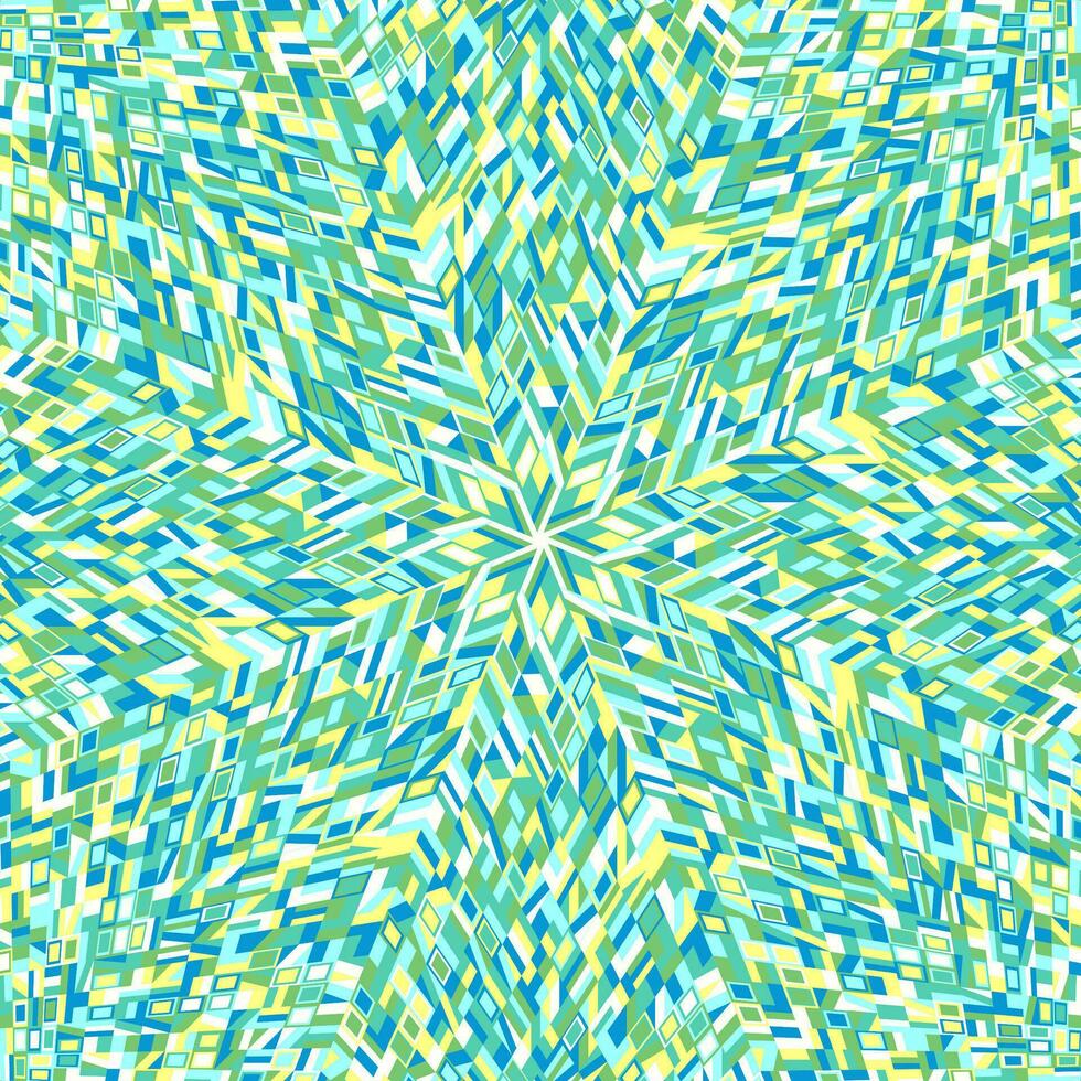 Geometrical Abstract Dynamic Round Tile Pattern Background Colorful