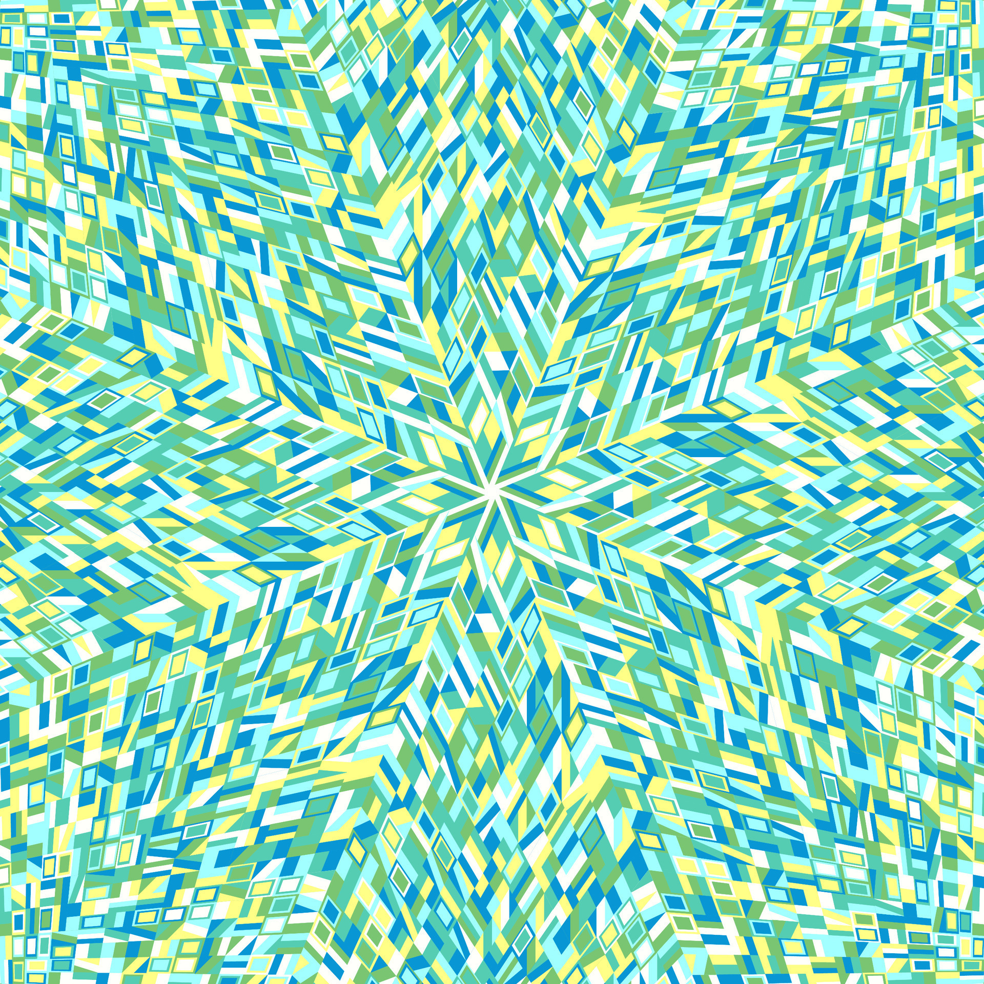 Geometrical Abstract Dynamic Round Tile Pattern Background Colorful