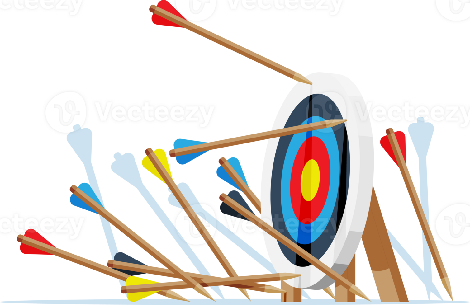 Many arrows missed target mark. 35743418 PNG Many arrows missed target mark. 35743418 PNG