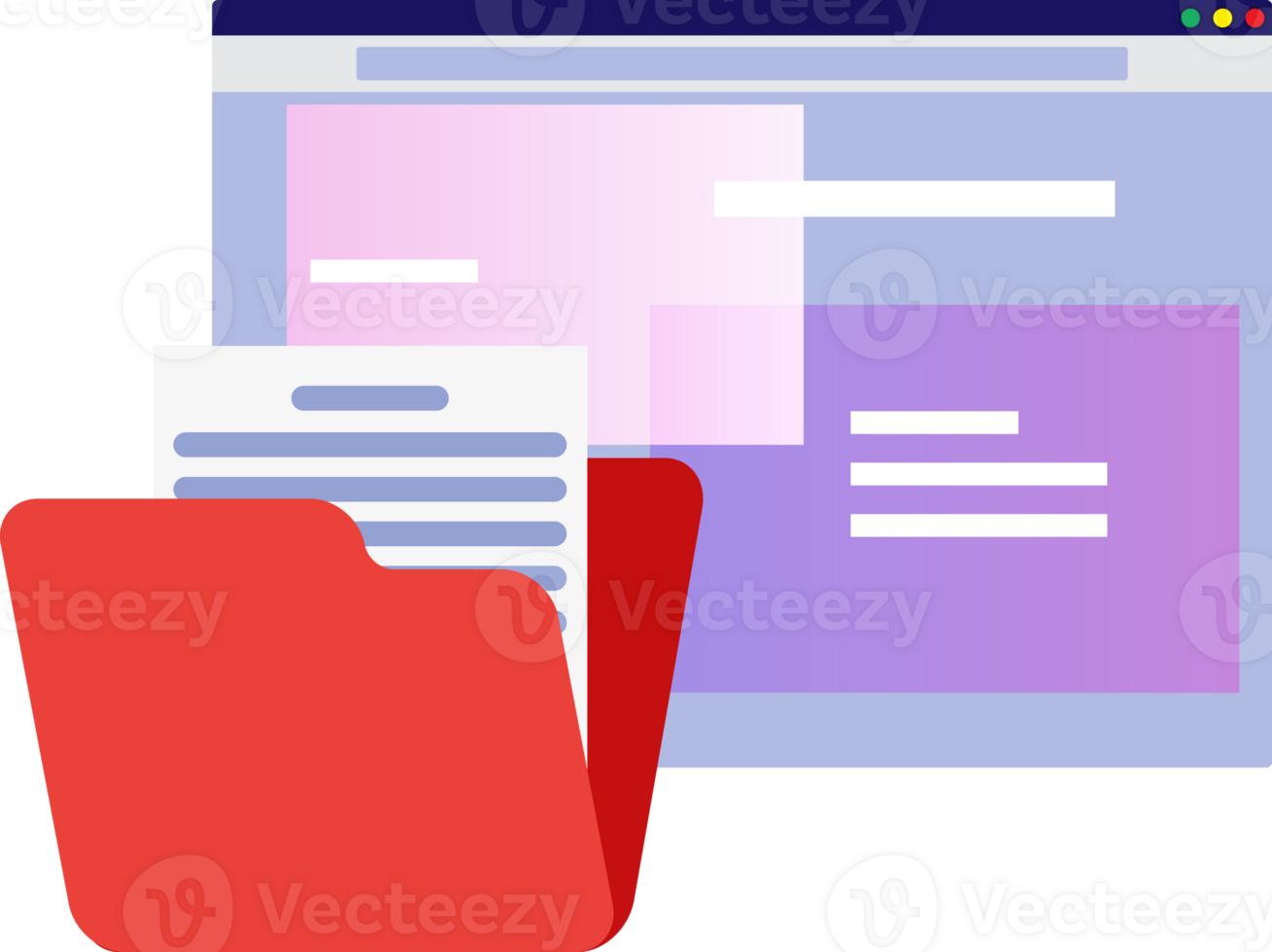 Operating System User Interface Documents Folder 35743828 Png