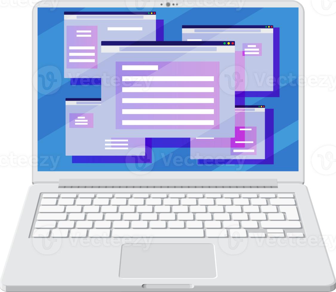 Operating System User Interface On Laptop 35743902 Png