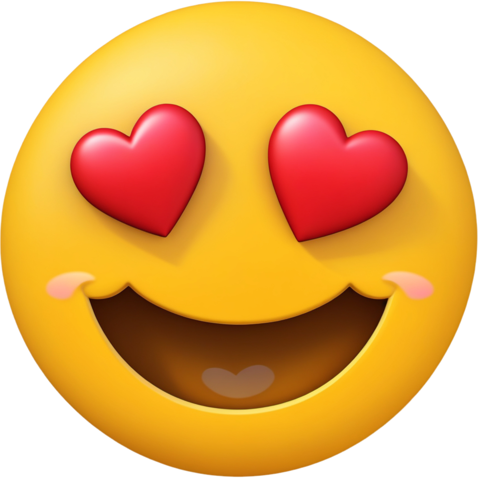 AI generated Cute love emoji. AI Generative 35746005 PNG
