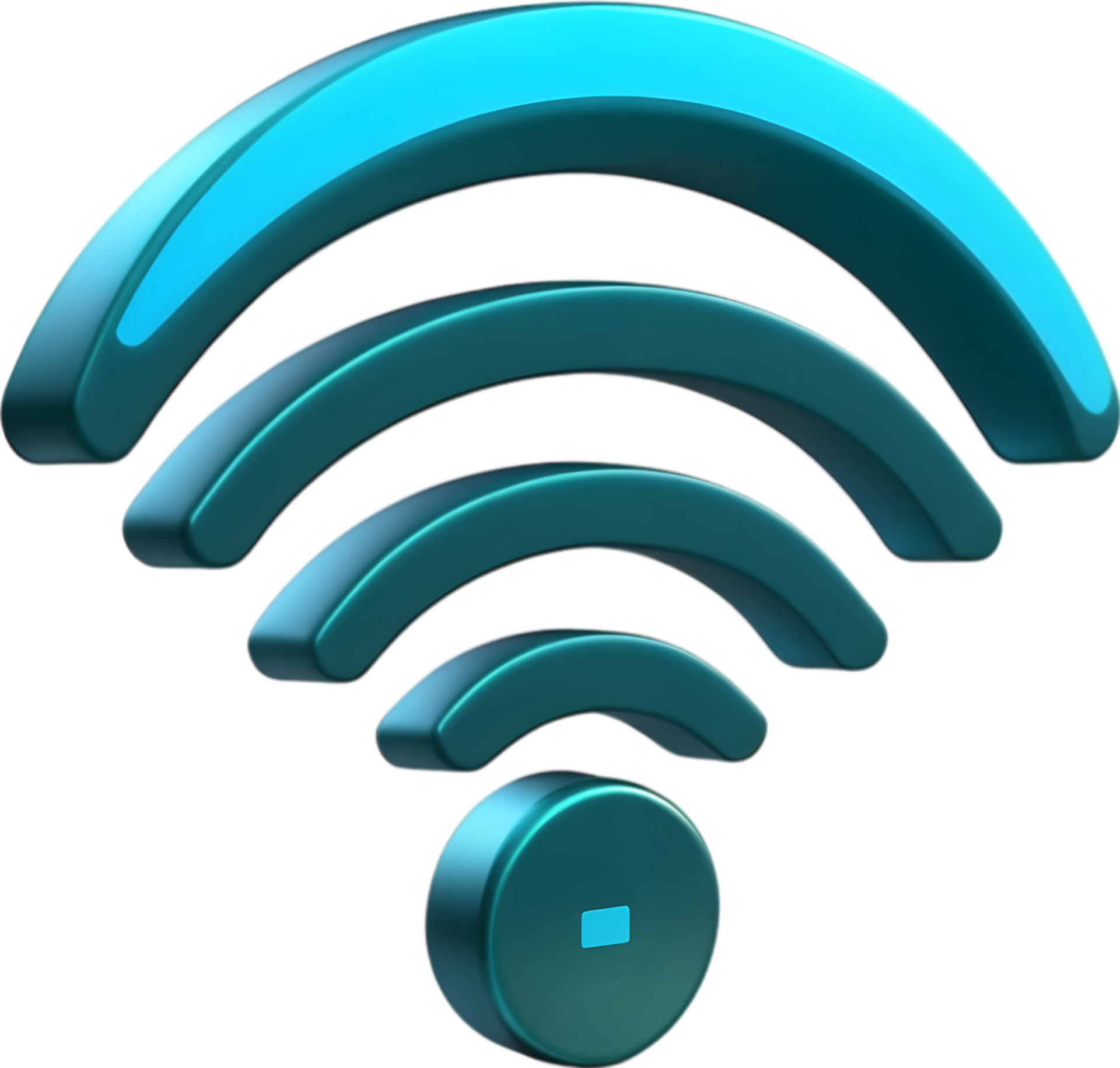 Ai Generated A Wifi Symbol 35751930 Png