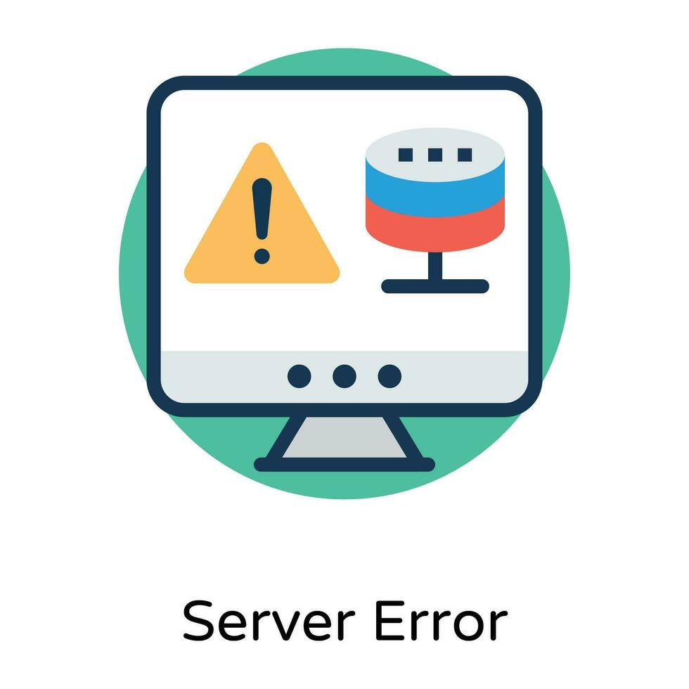 Trendy Server Error 35754633 Vector Art at Vecteezy