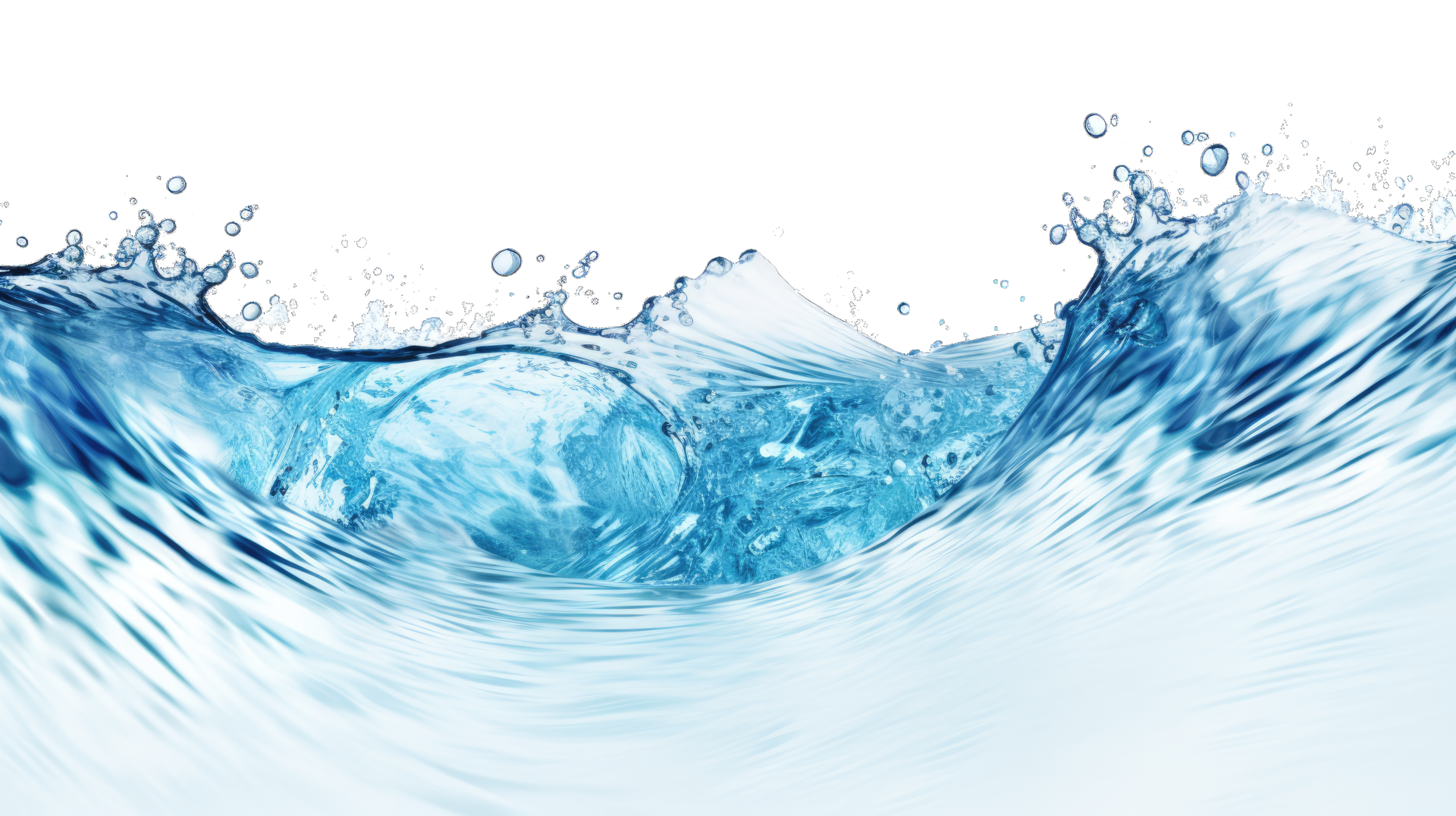 AI generated Blue water splash wave on a transparent background 35754819 PNG