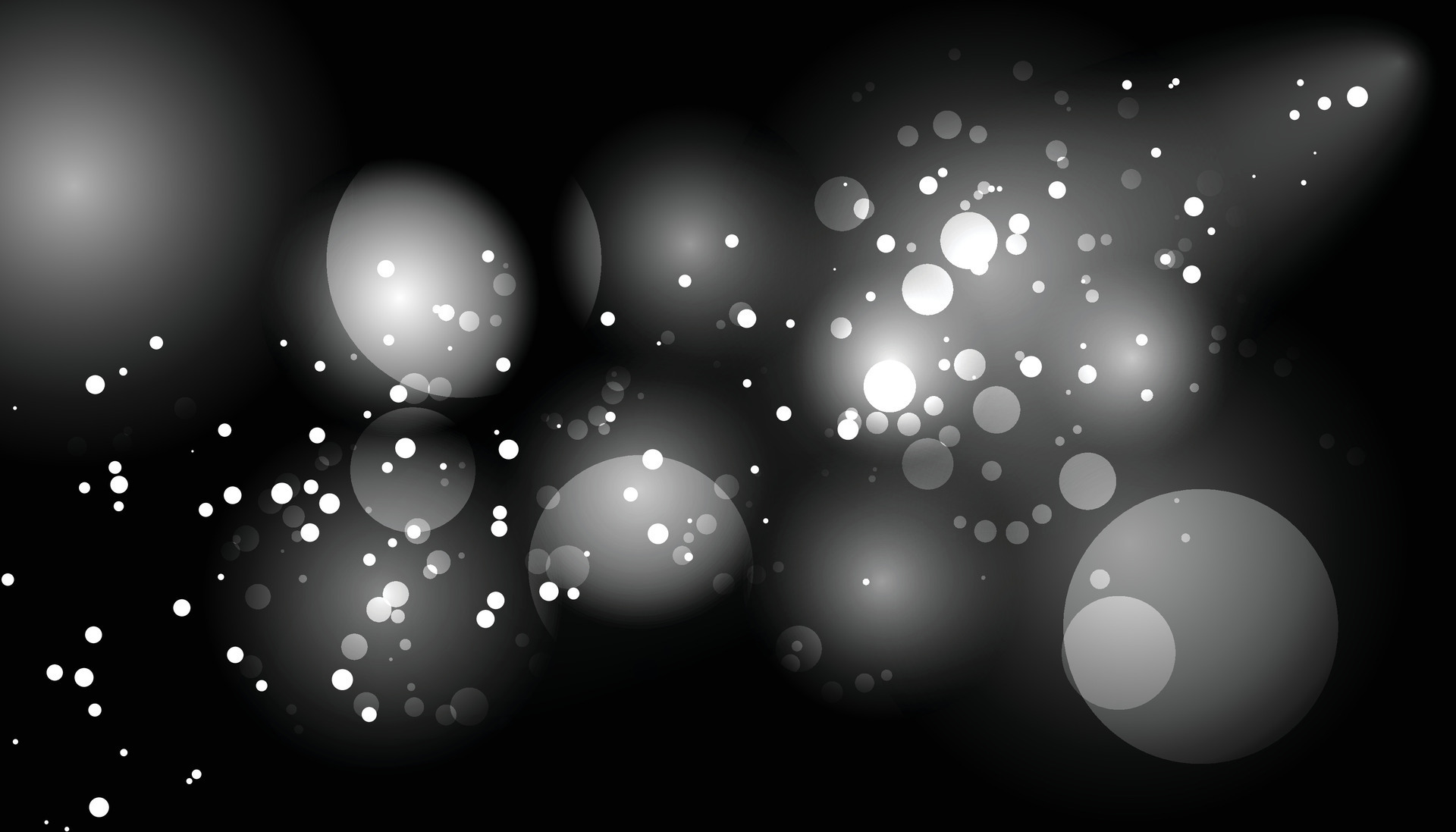 Vector Black And White Floating Particle Effect 35763116 Vector Art At