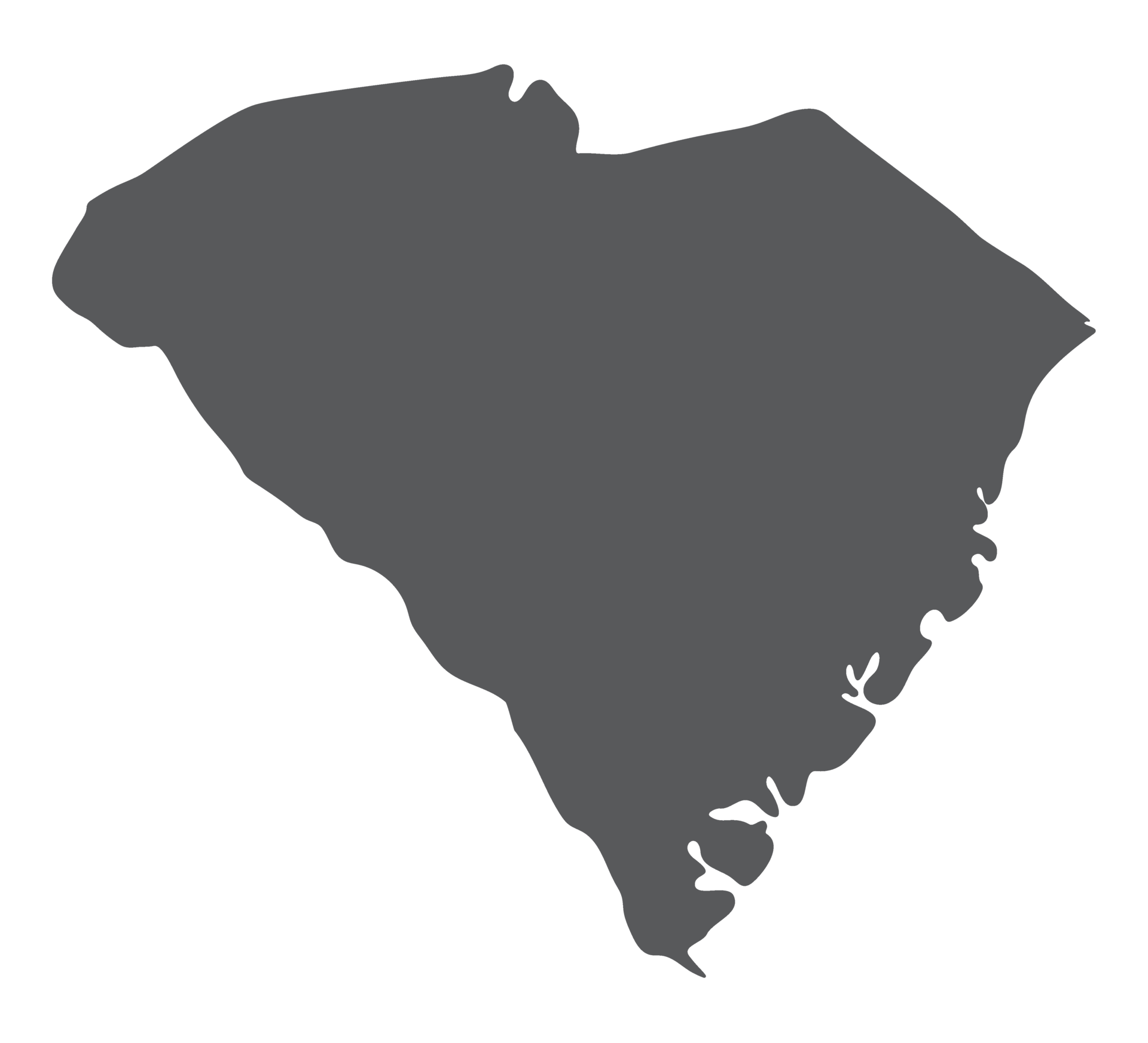 South Carolina state map. Map of the U.S. state of South Carolina ... South Carolina state map. Map of the U.S. state of South Carolina ...