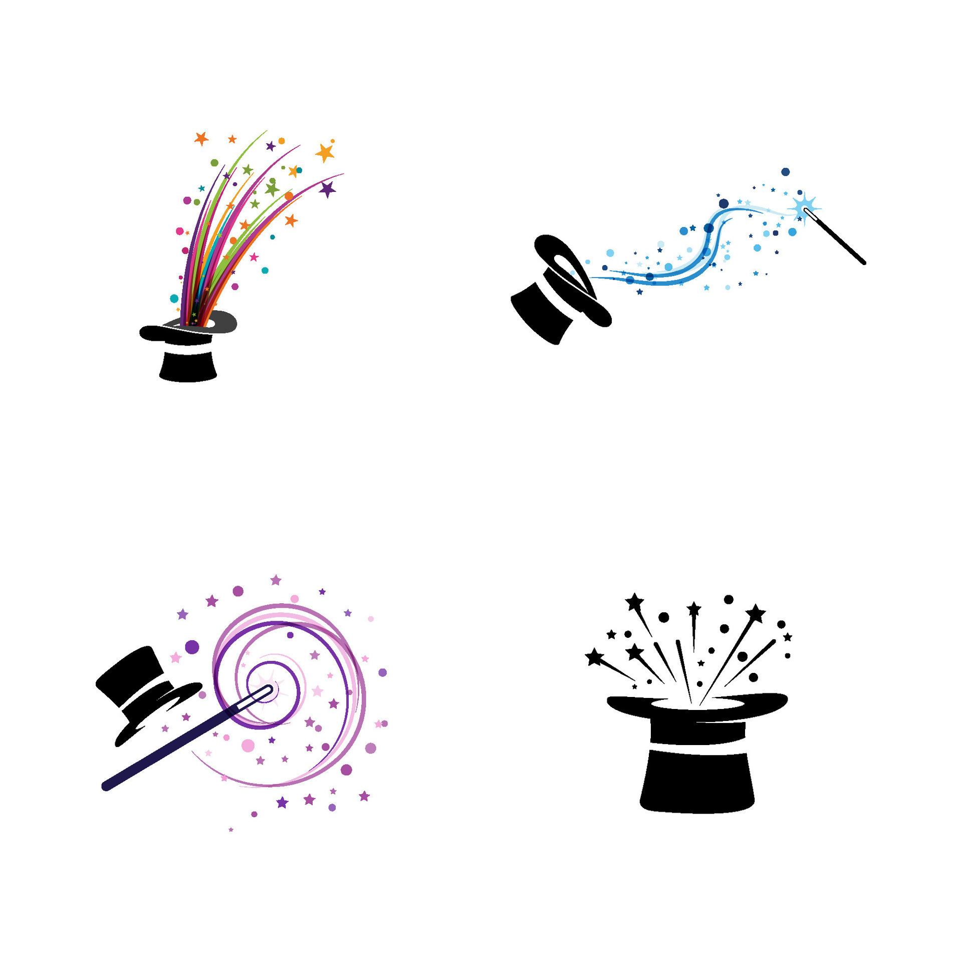 Magic Vector icon illustration 35770325 Vector Art at Vecteezy