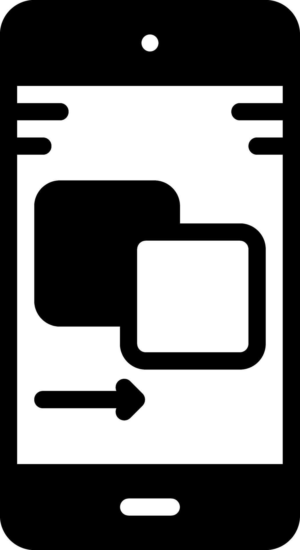 solid icon for clone 35770849 Vector Art at Vecteezy