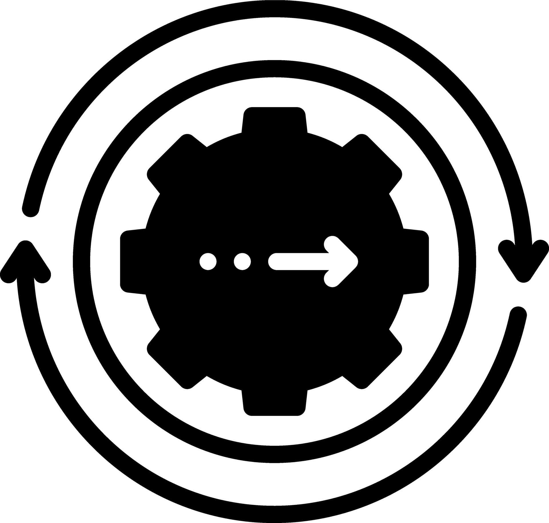 solid icon for continuing 35770850 Vector Art at Vecteezy